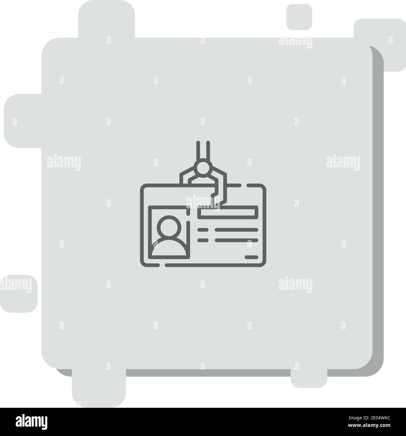 identity vector icon modern simple vector illustration Stock Vector ...