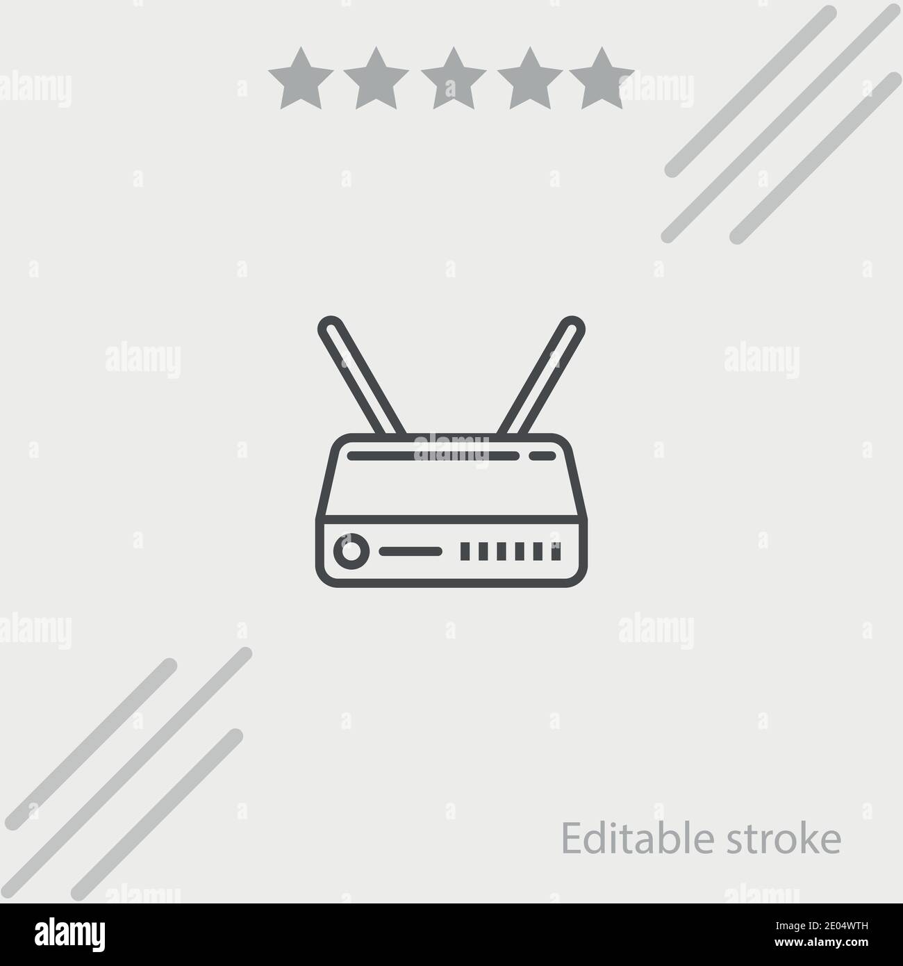 wifi router vector icon modern simple vector illustration Stock Vector ...
