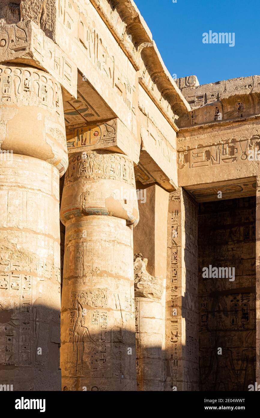 Temple of ramesses 3rd hi-res stock photography and images - Alamy