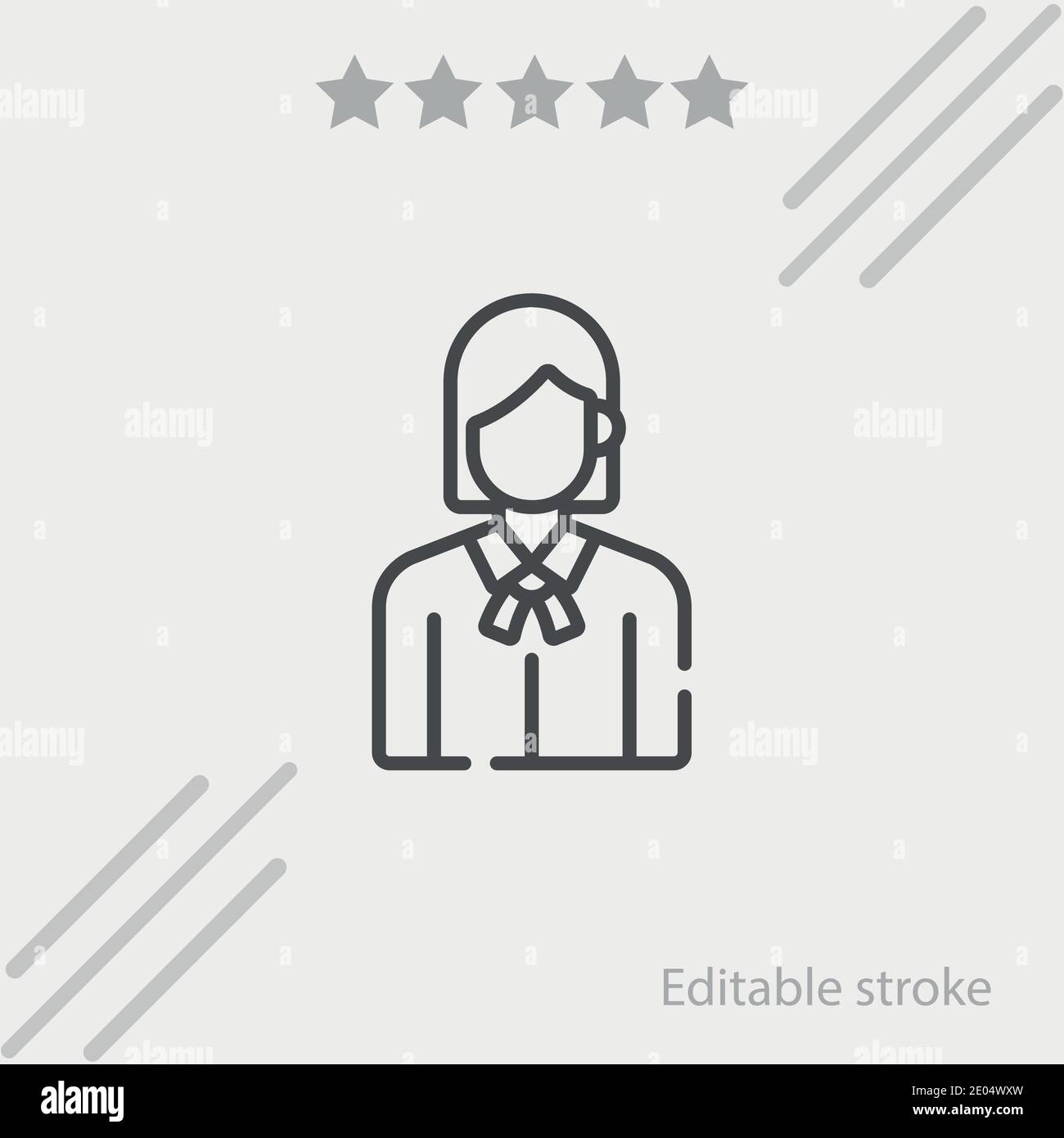 employee vector icon modern simple vector illustration Stock Vector ...