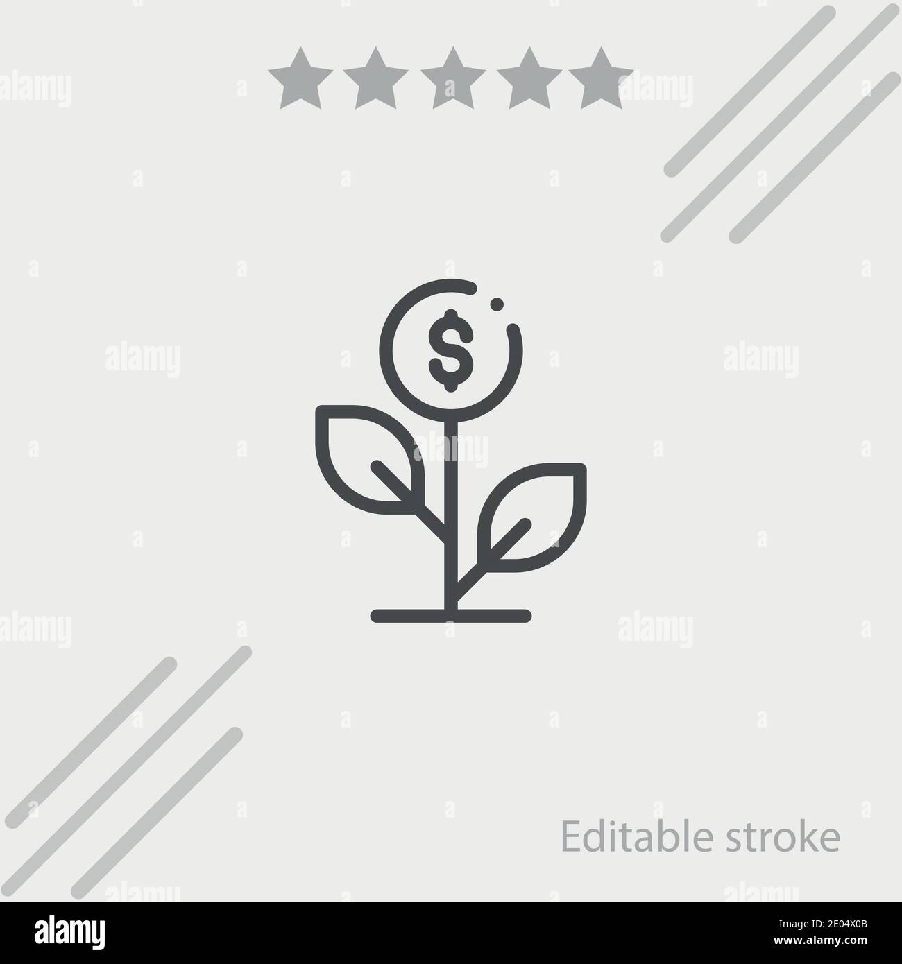 invest vector icon modern simple vector illustration Stock Vector Image ...