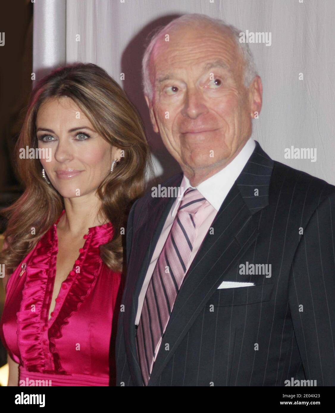 Elizabeth Hurley, Ronald Lauder, 2008, Photo by Adam Scull-PHOTOlink ...