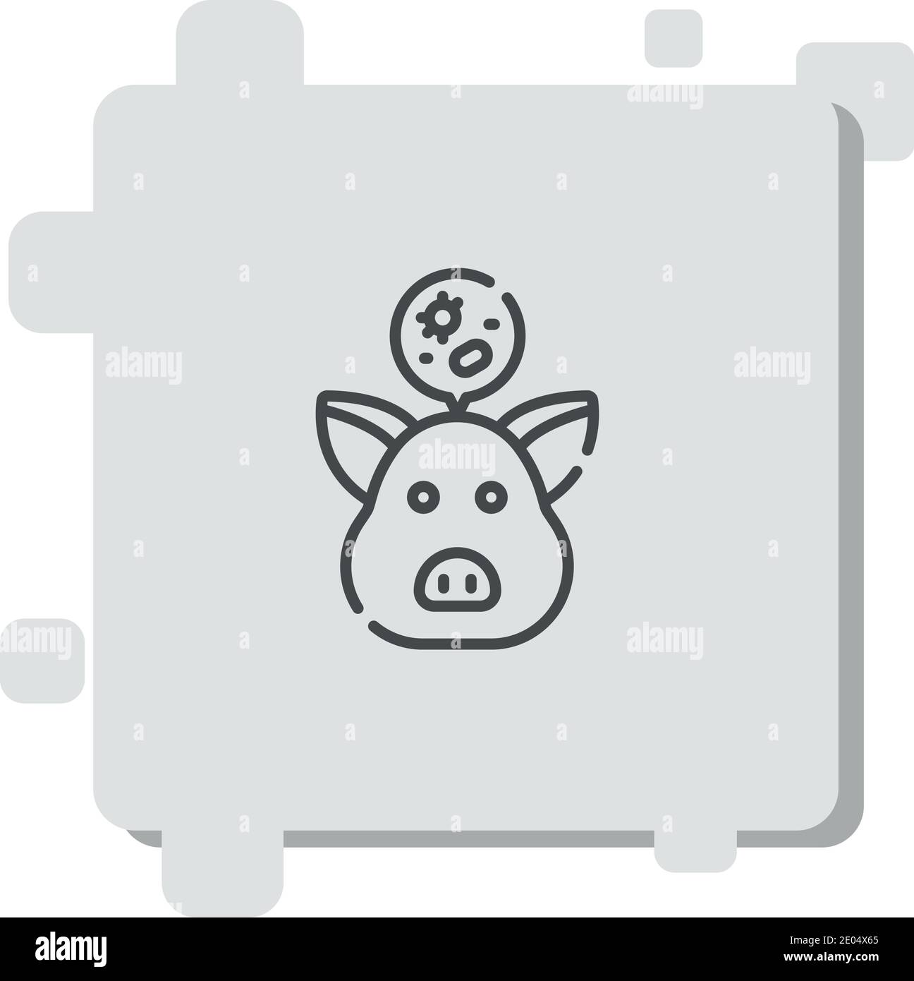 pig vector icon modern simple vector illustration Stock Vector Image ...