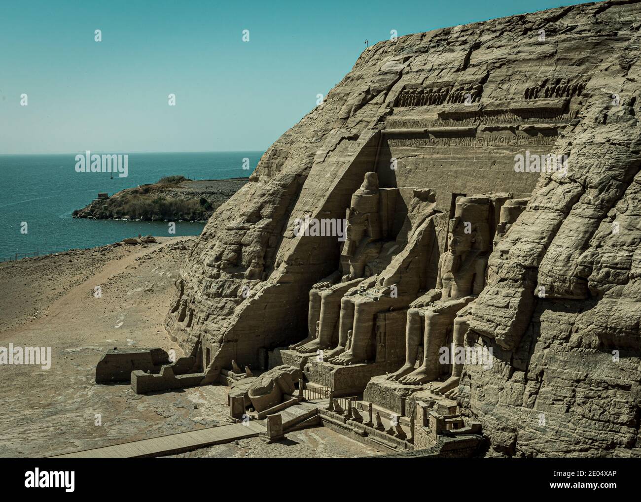 The great abu simble temple in Aswan Egypt Stock Photo - Alamy