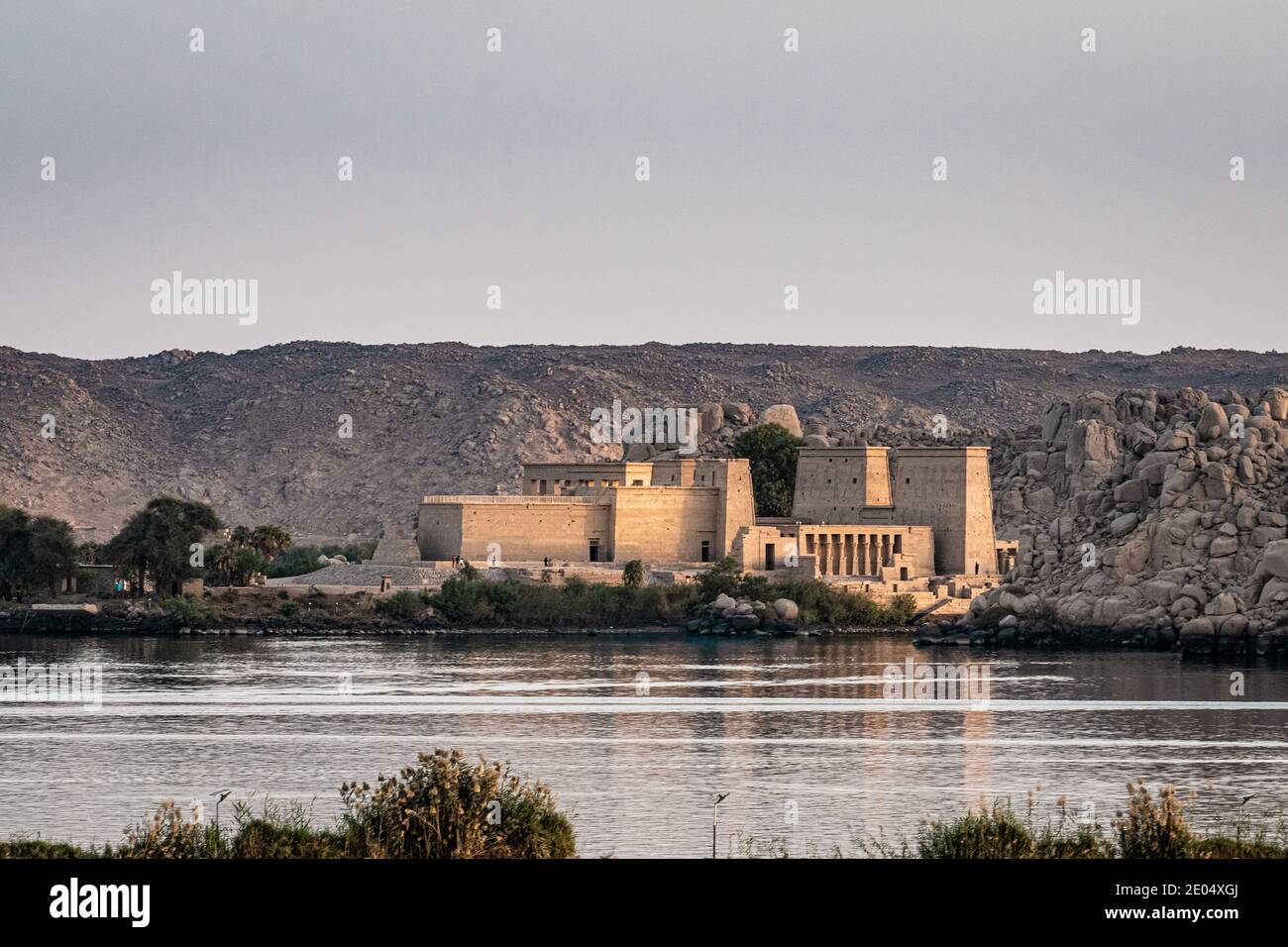 Philae temple in Aswan Egypt Stock Photo - Alamy