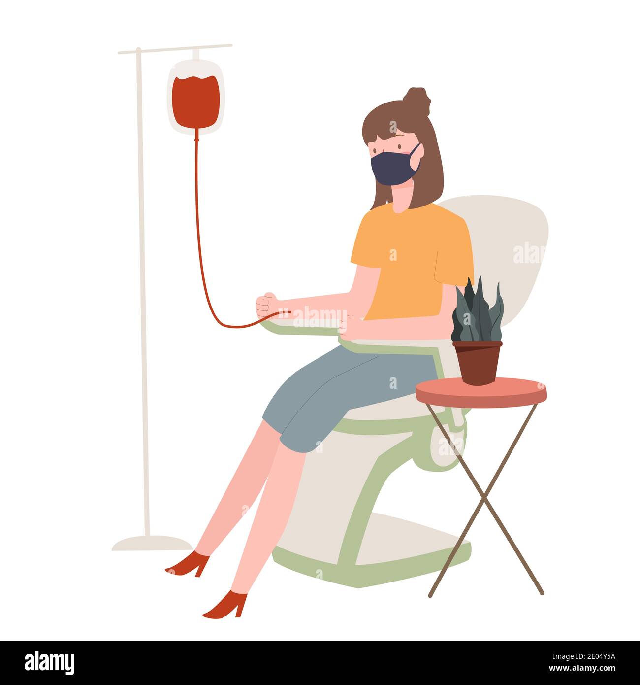 Cartoon hand transfusion drop hi-res stock photography and images - Alamy