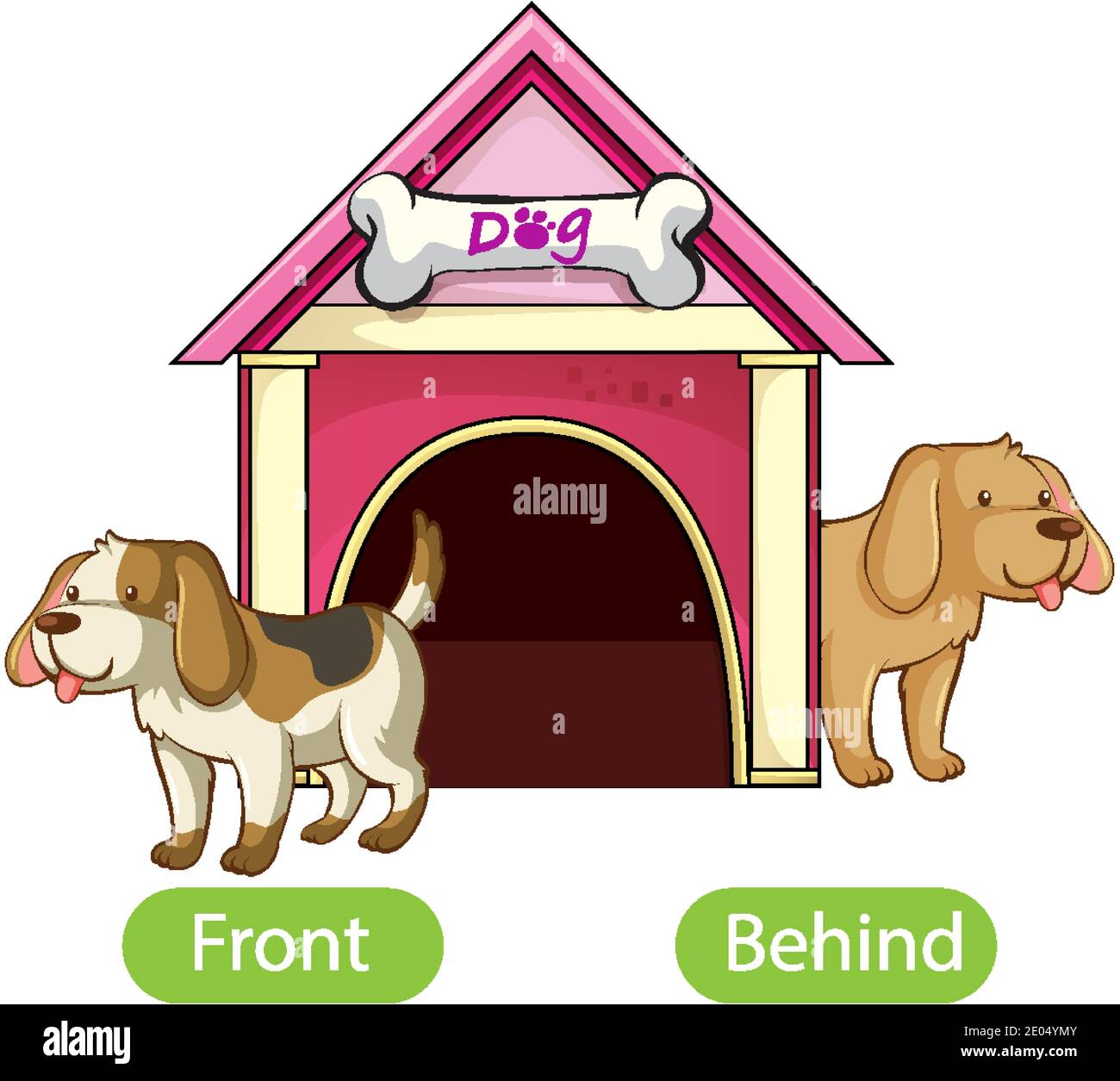 Opposite Words With Front And Behind Illustration Stock Vector Image opposite-words-with-front-and-behind-illustration-stock-vector-image