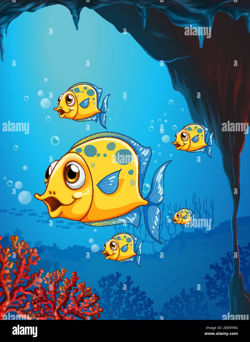 Underwater Cartoon Characters