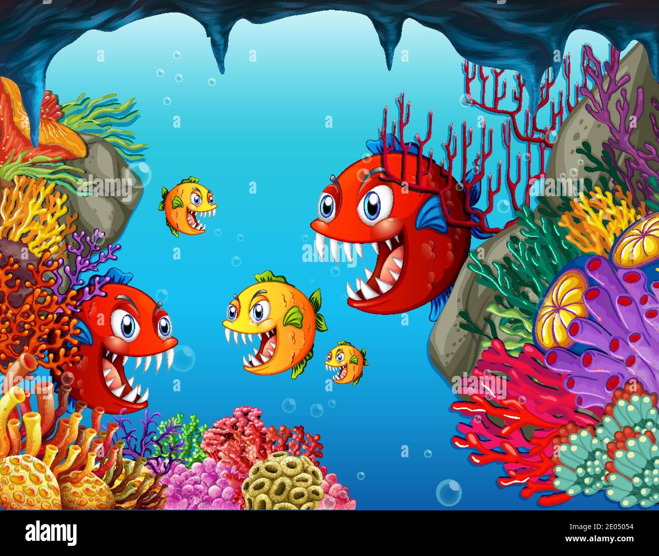 Underwater Cartoon Characters