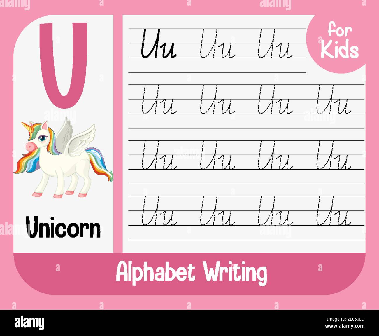 alphabet-tracing-worksheet-with-letter-and-vocabulary-illustration