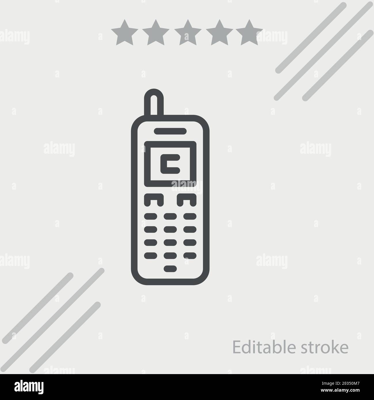 cellular phone vector icon modern simple vector illustration Stock ...