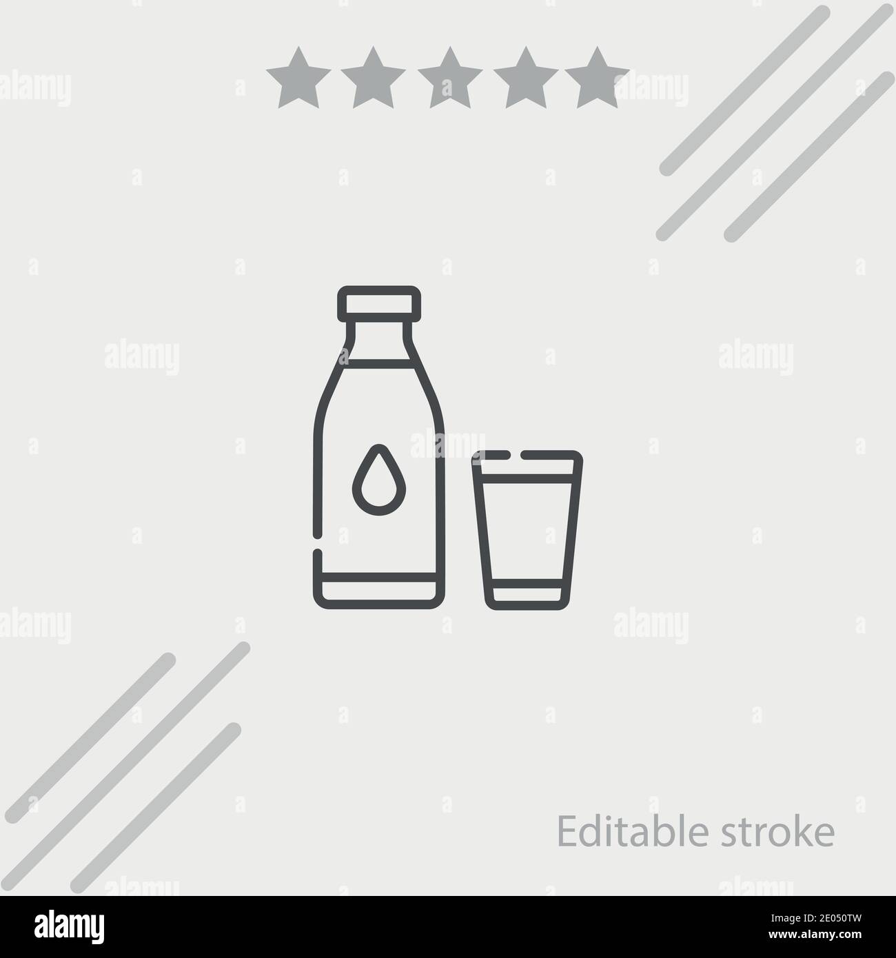 milk vector icon modern simple vector illustration Stock Vector Image ...