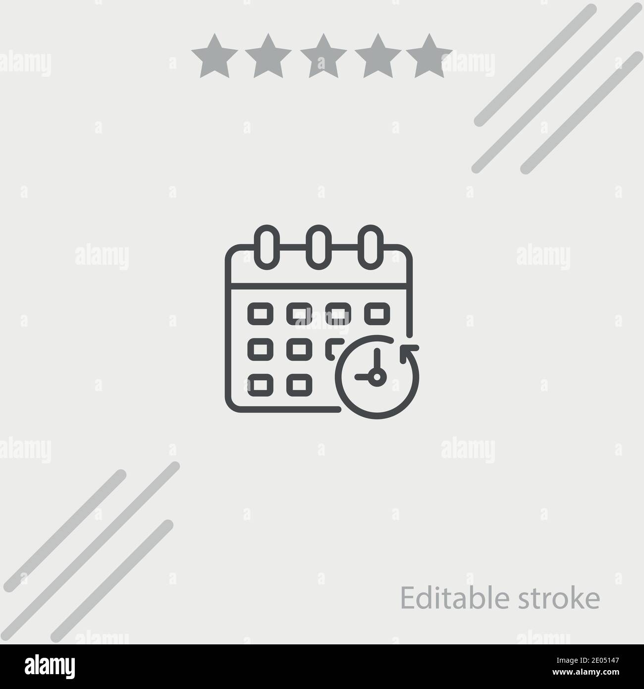 schedule vector icon modern simple vector illustration Stock Vector ...