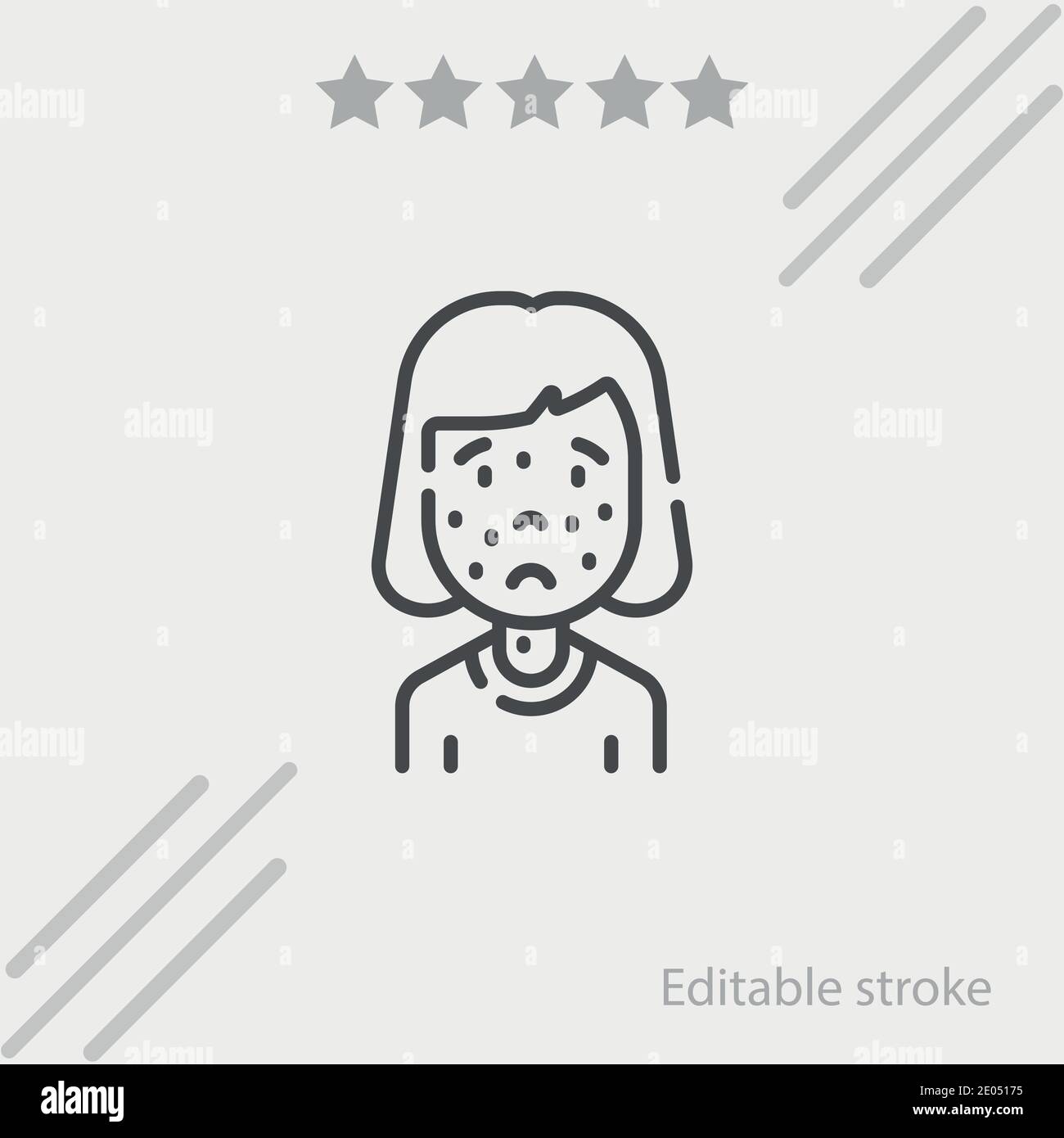 rash vector icon modern simple vector illustration Stock Vector Image ...