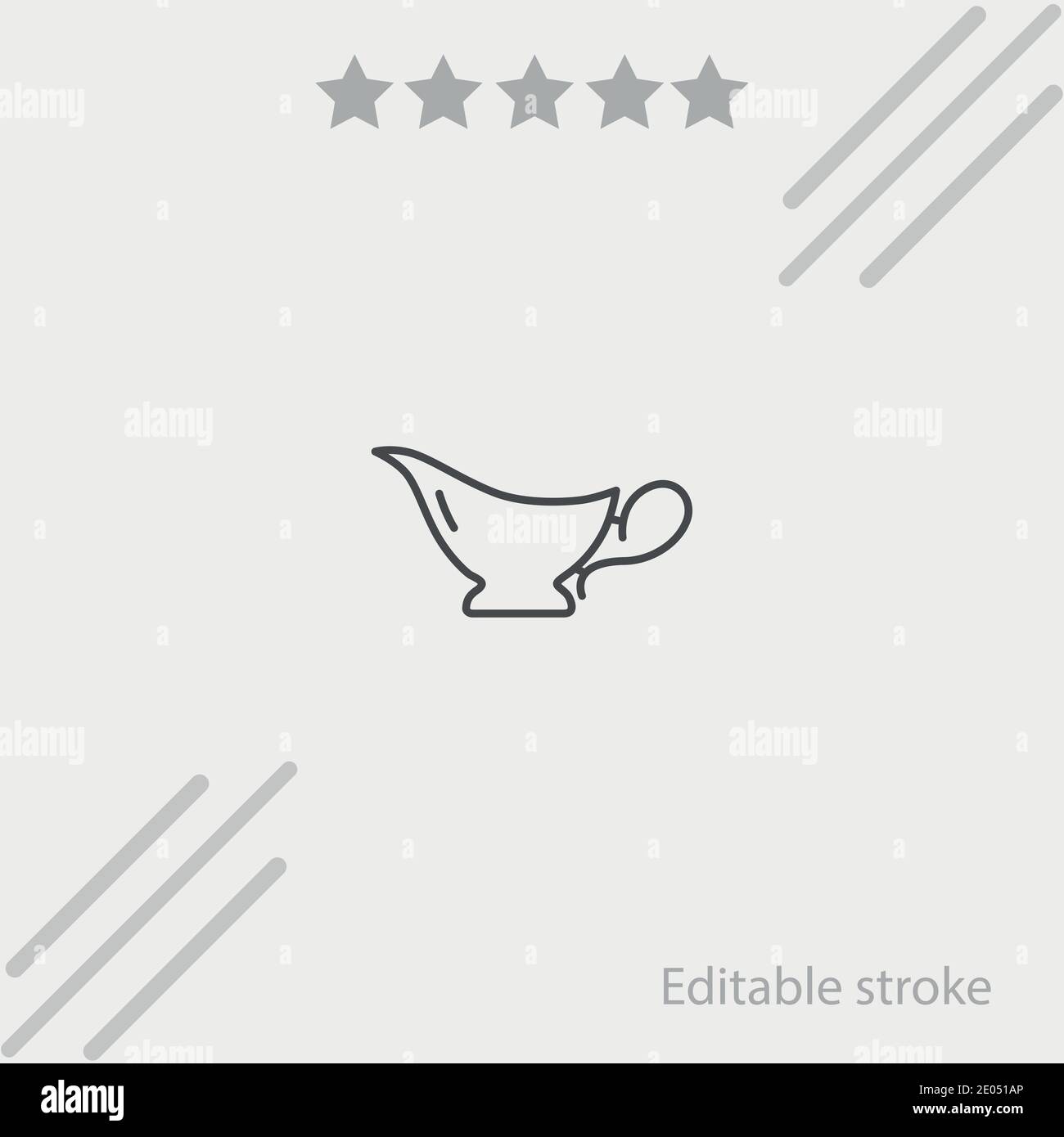sauce boat vector icon modern simple vector illustration Stock Vector ...