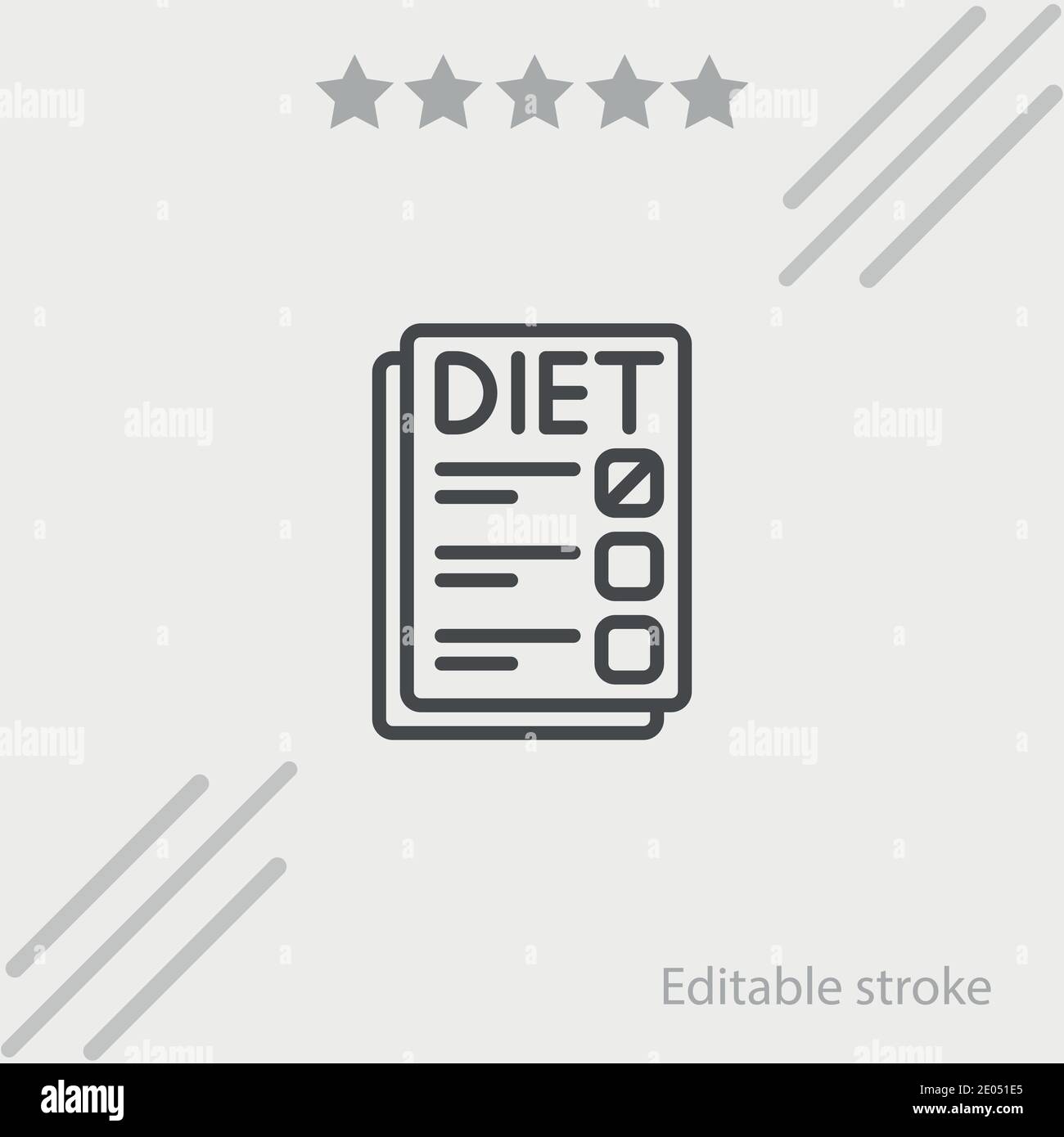 diet vector icon modern simple vector illustration Stock Vector Image ...