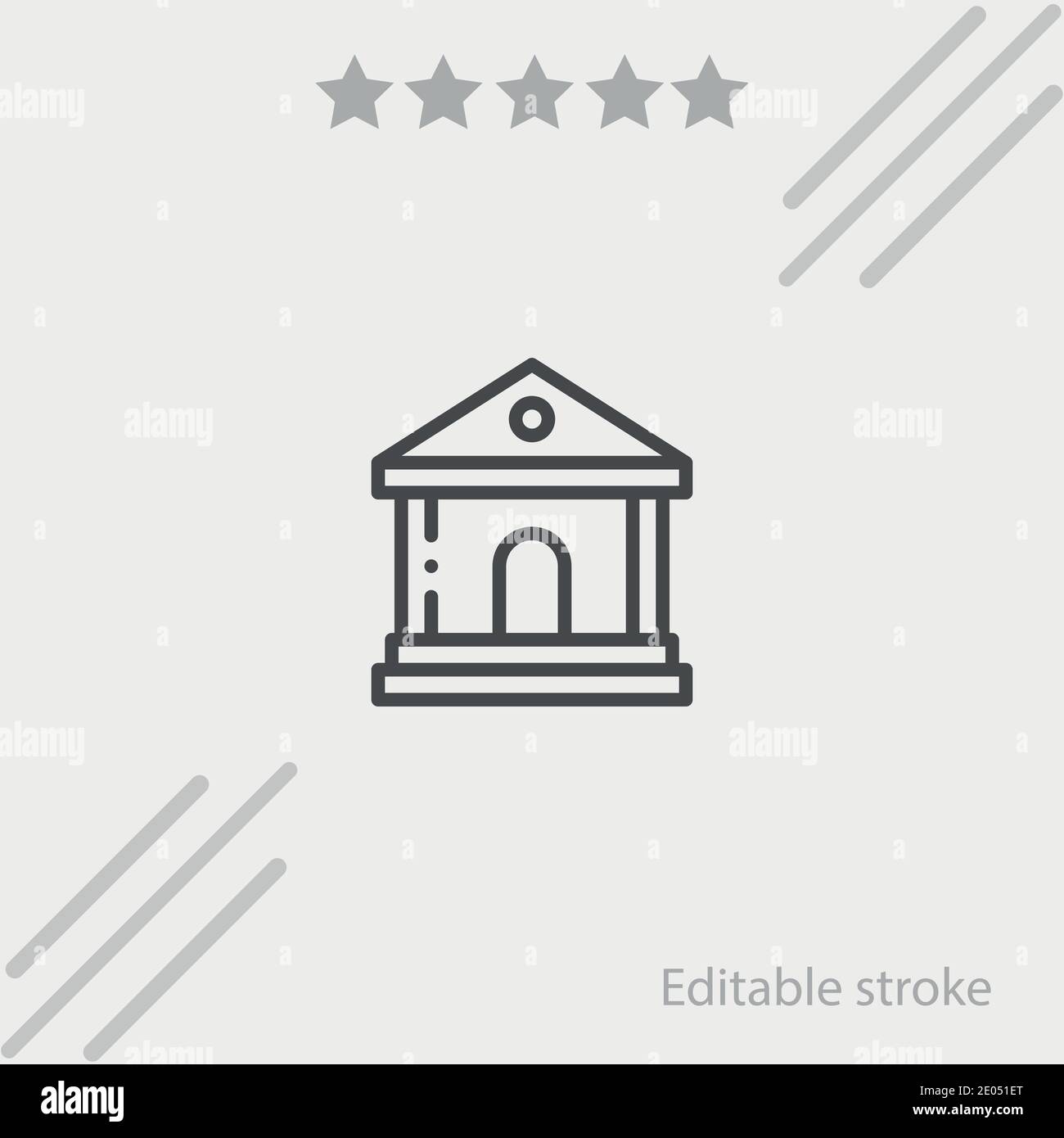 bank vector icon modern simple vector illustration Stock Vector Image ...