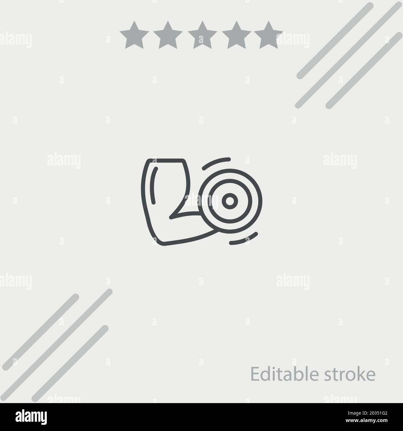 weightlifting vector icon modern simple vector illustration Stock ...