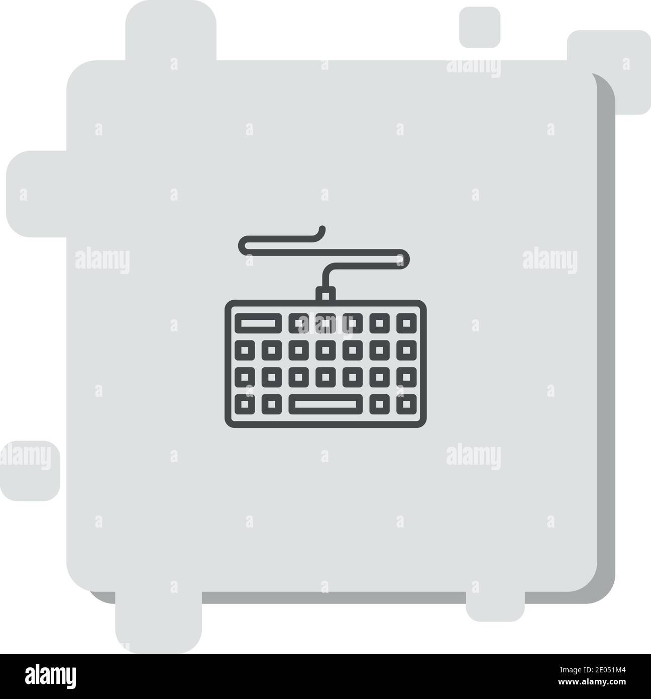 keyboard vector icon modern simple vector illustration Stock Vector ...