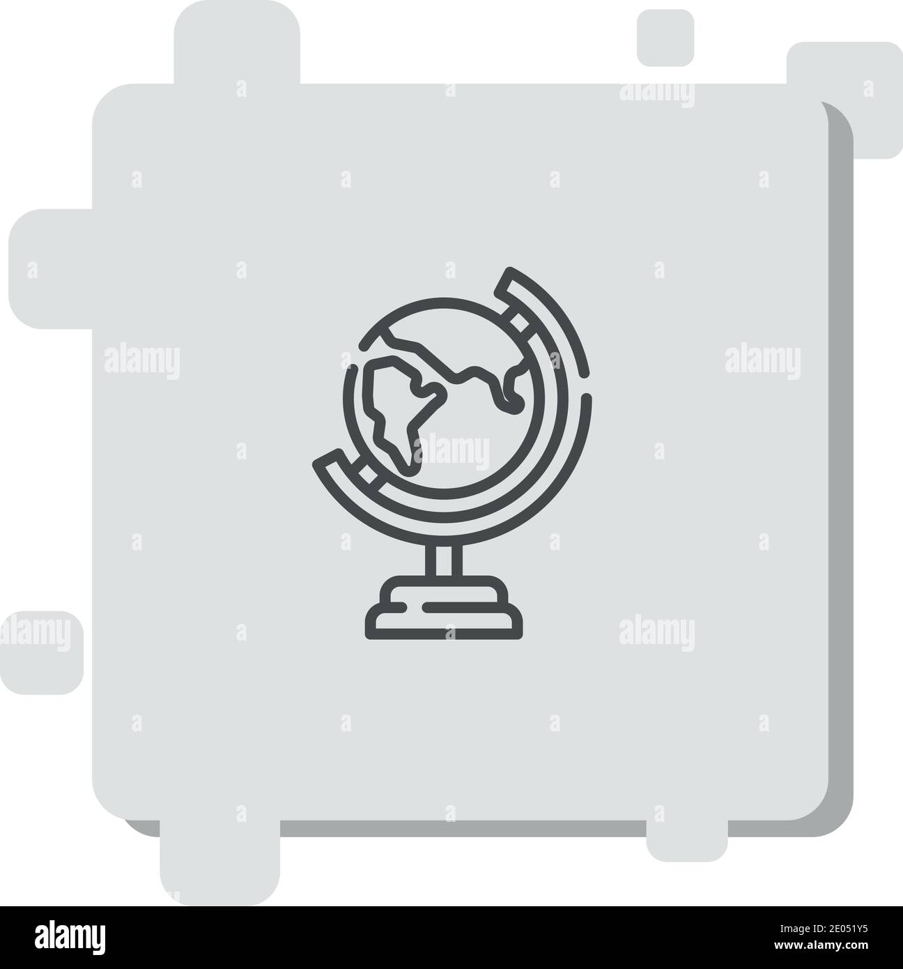 geography vector icon modern simple vector illustration Stock Vector ...