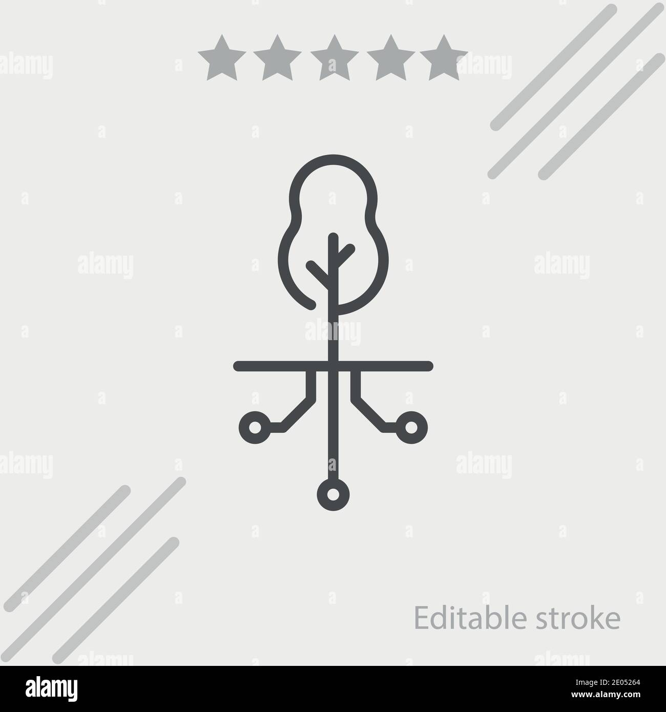 tree vector icon modern simple vector illustration Stock Vector Image ...