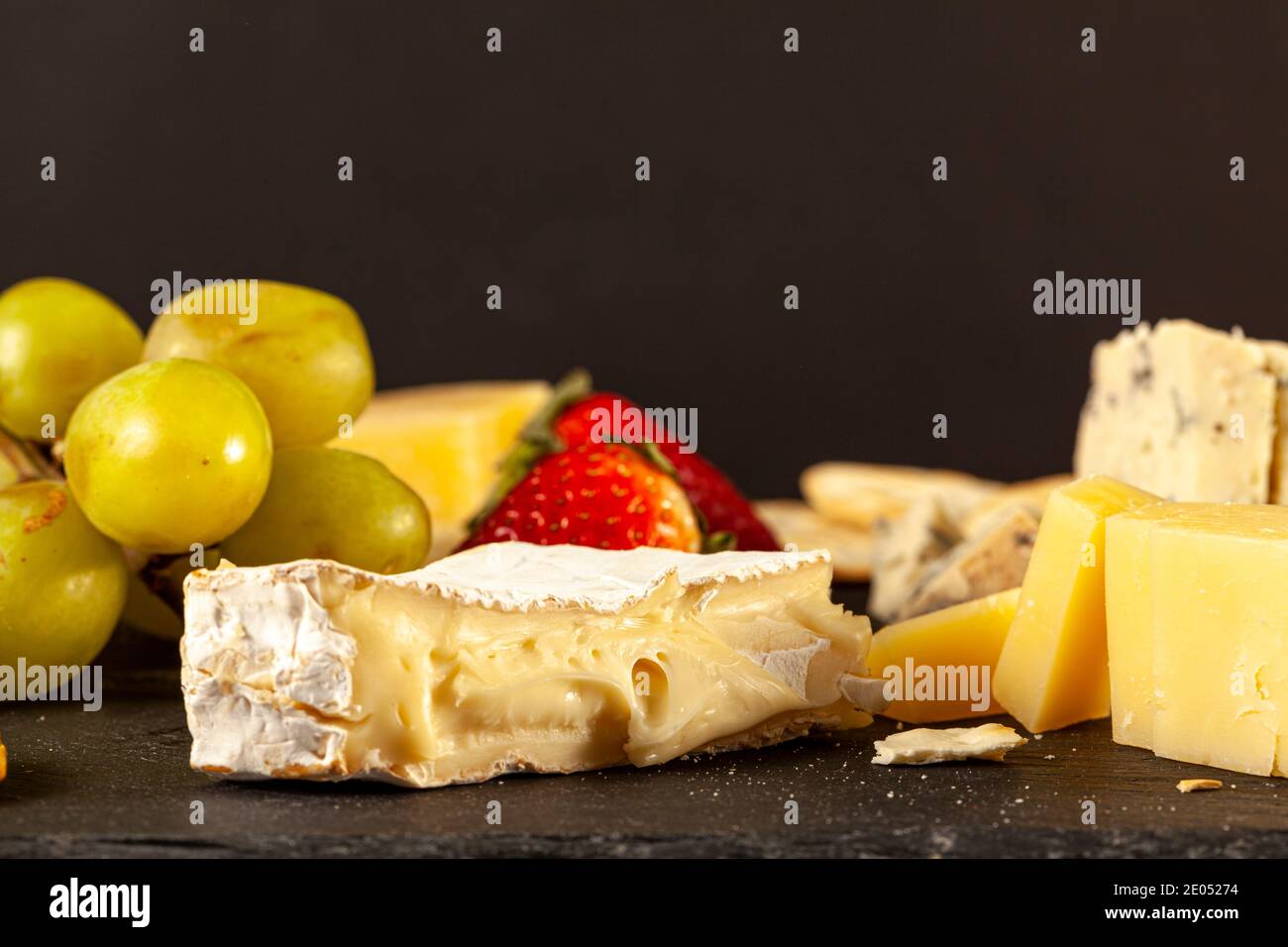 A selection of cave aged hard and creamy artisan French, Italian and ...