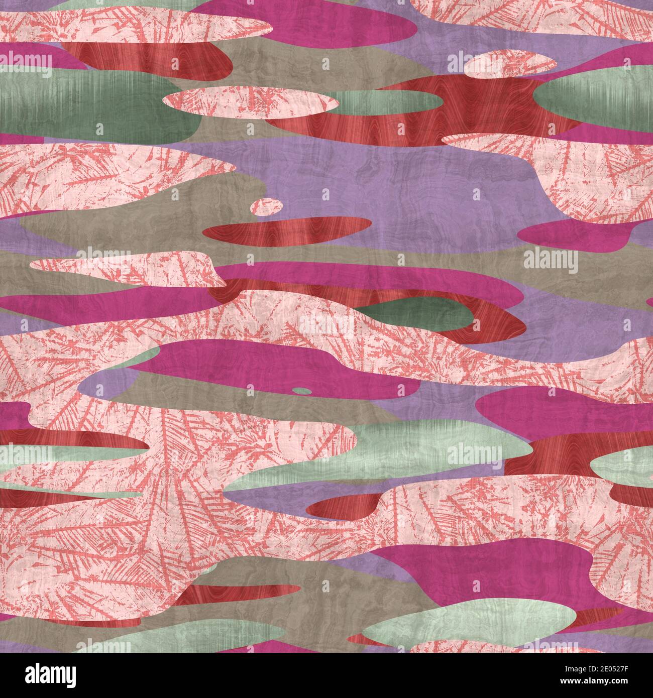 Seamless collage in camo shapes vivid montage Stock Photo - Alamy