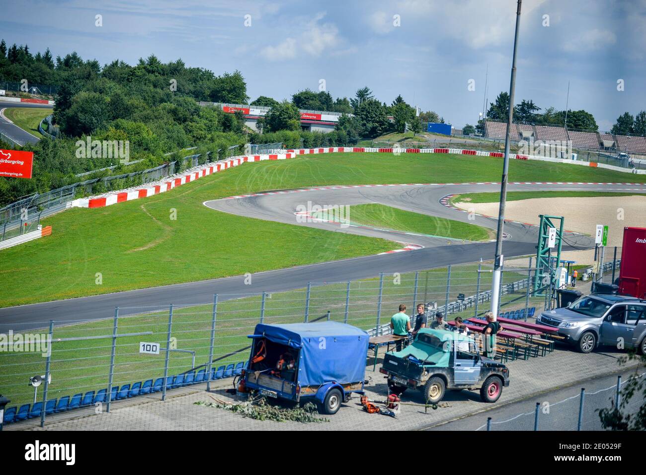 Nurburg, Germany - August 20, 2015. Road to Nurburgring Stock Photo - Alamy