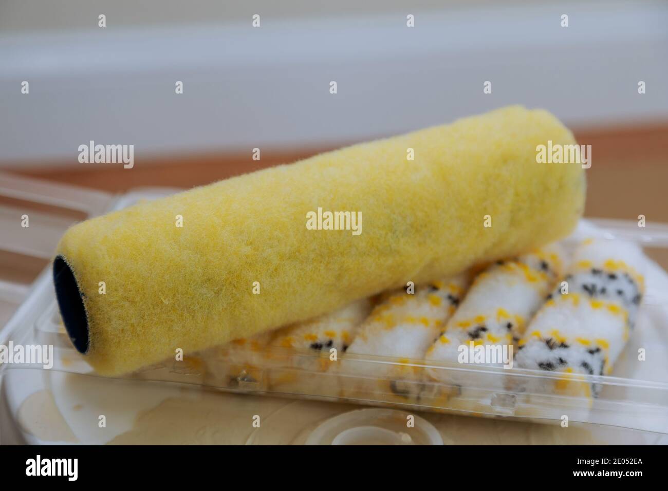 Paint rollers of different sizes for painting the walls and ceiling ...