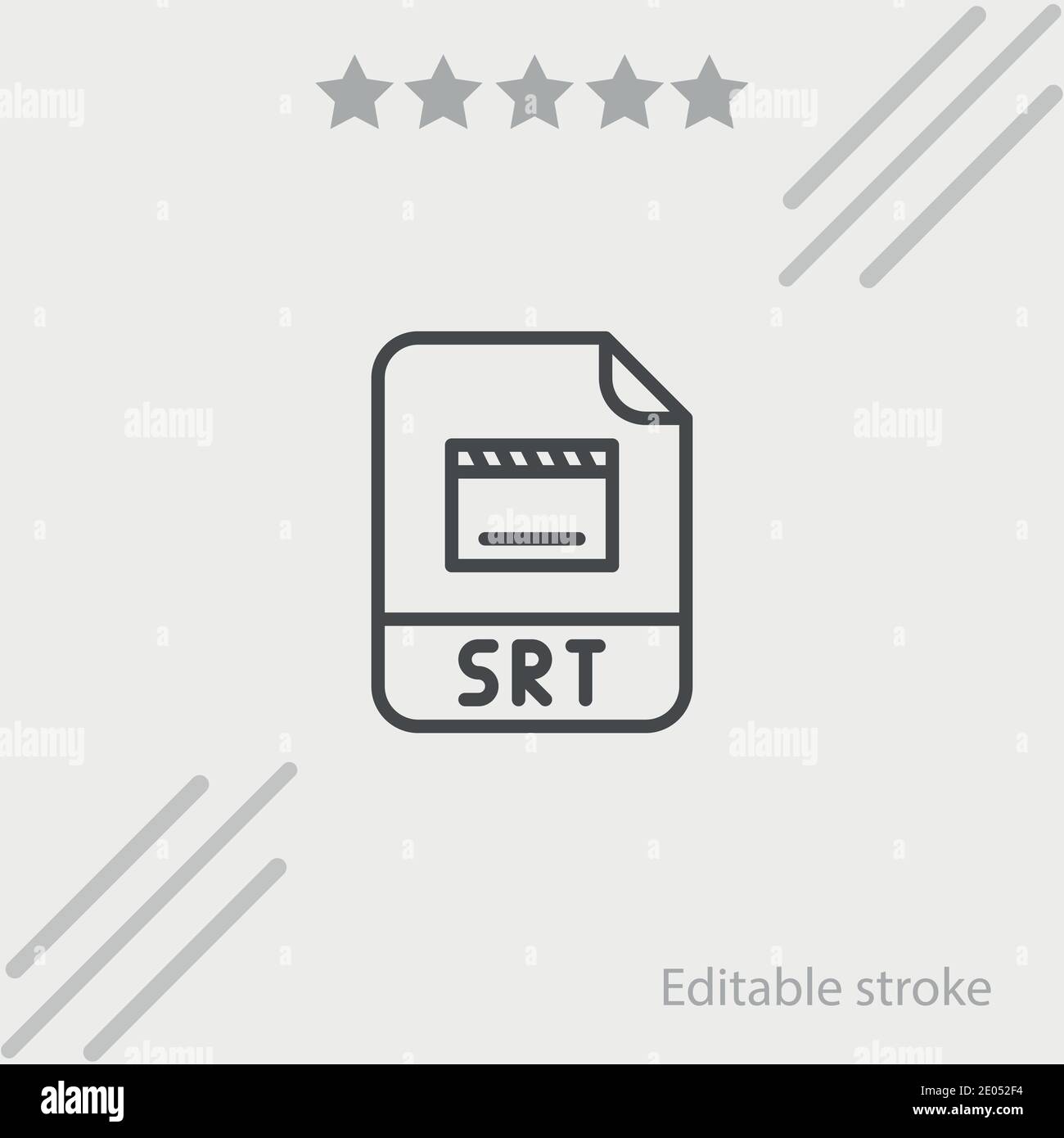 Srt file format hi-res stock photography and images - Alamy