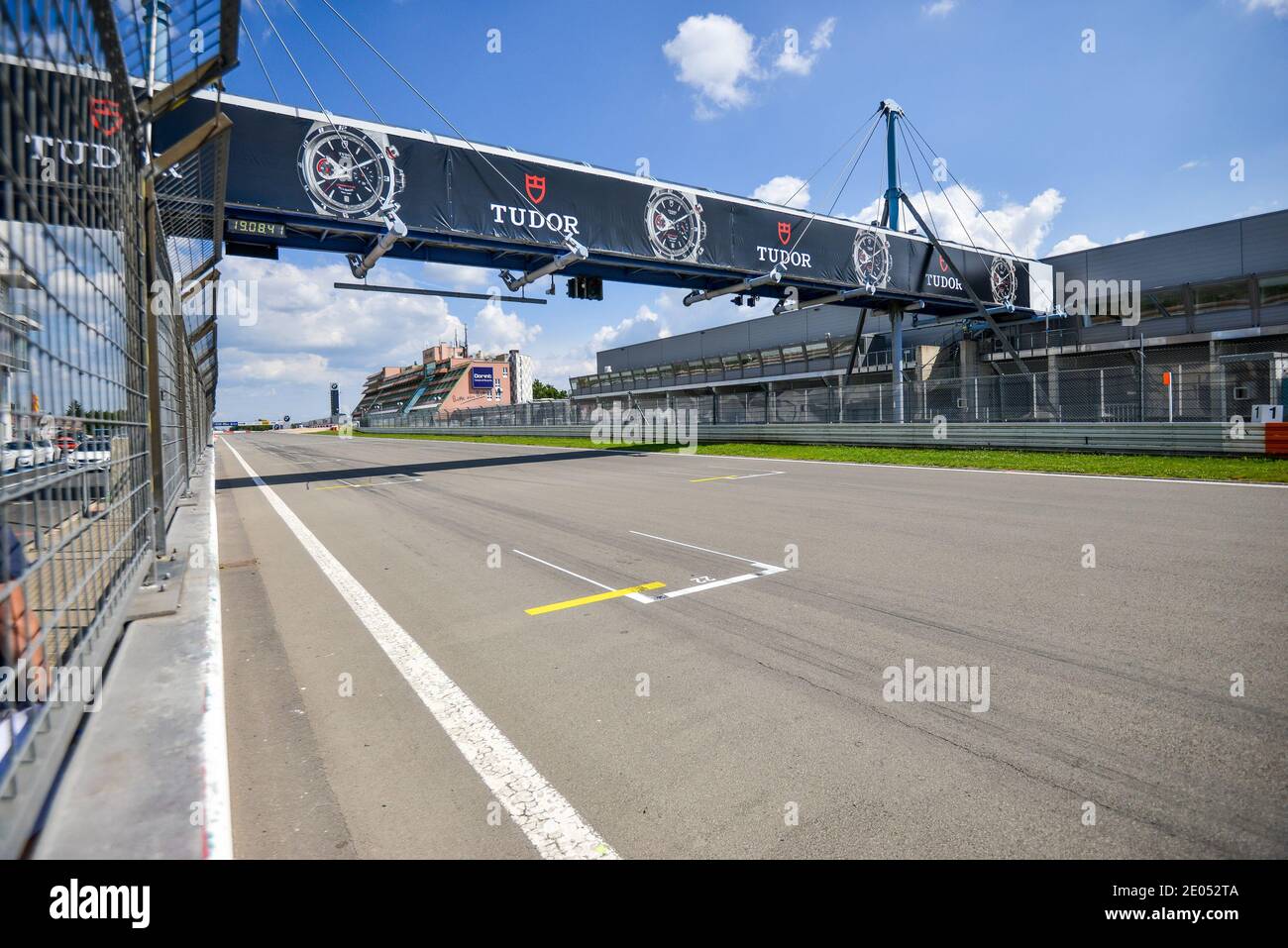 Nurburg, Germany - August 20, 2015. Race track Strongman RUN at race ...