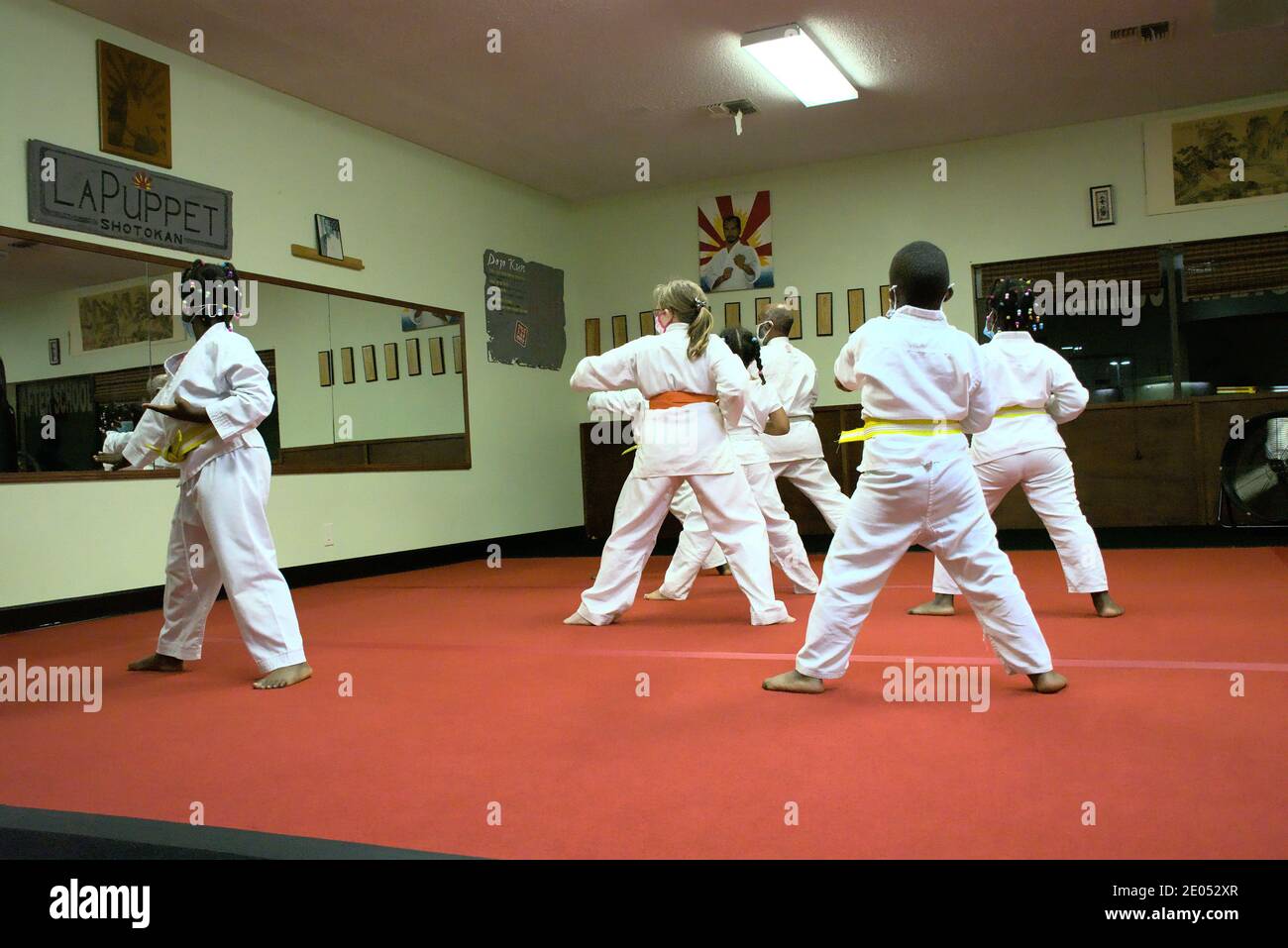 Pictures of my daughter's Karate Class for Editorial Uses.Hight quality ...