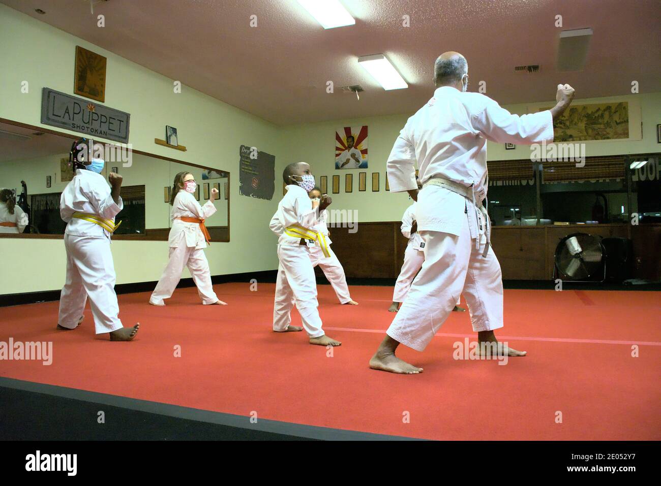 Pictures of my daughter's Karate Class for Editorial Uses.Hight quality ...