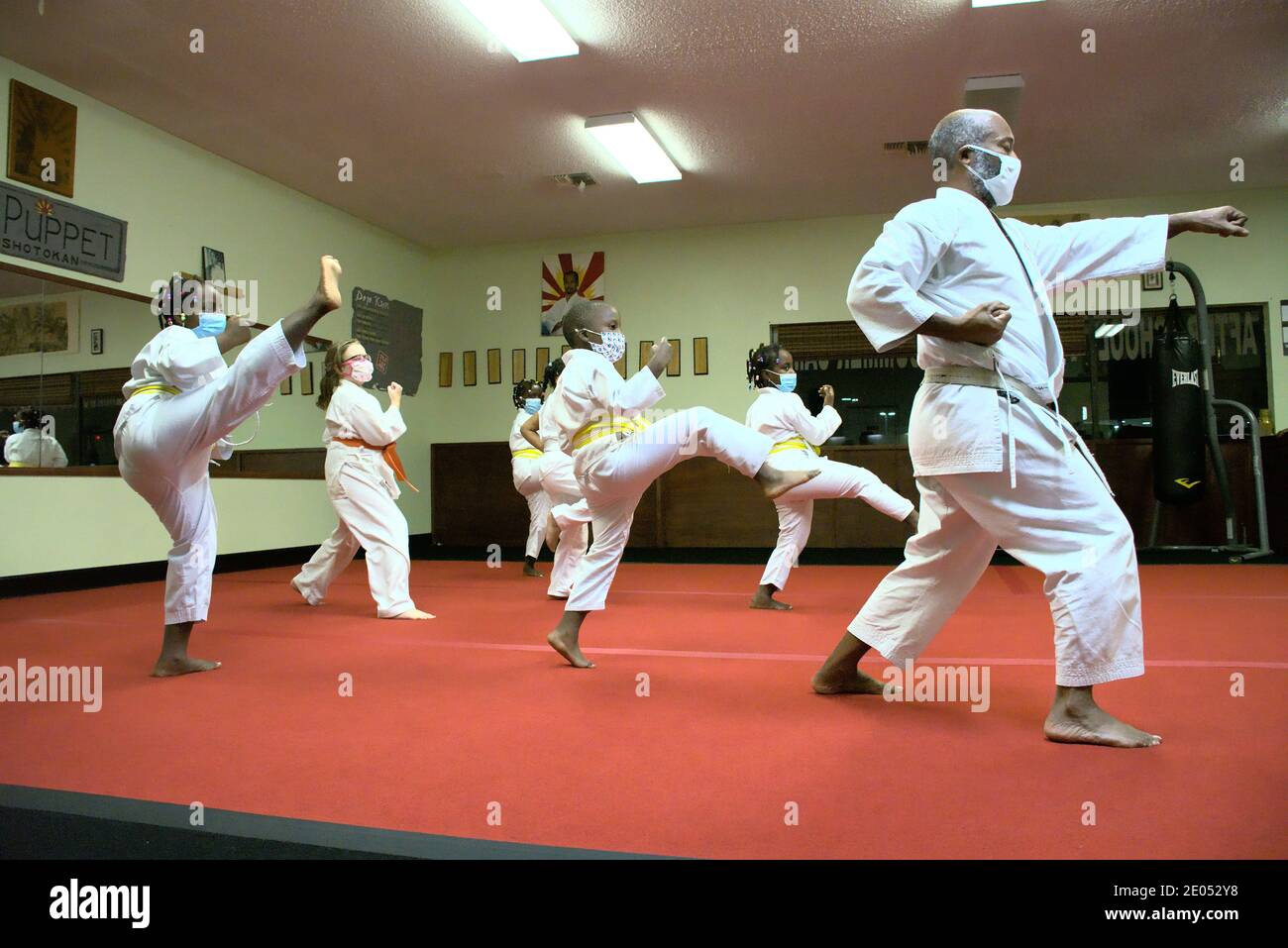 Pictures of my daughter's Karate Class for Editorial Uses.Hight quality ...