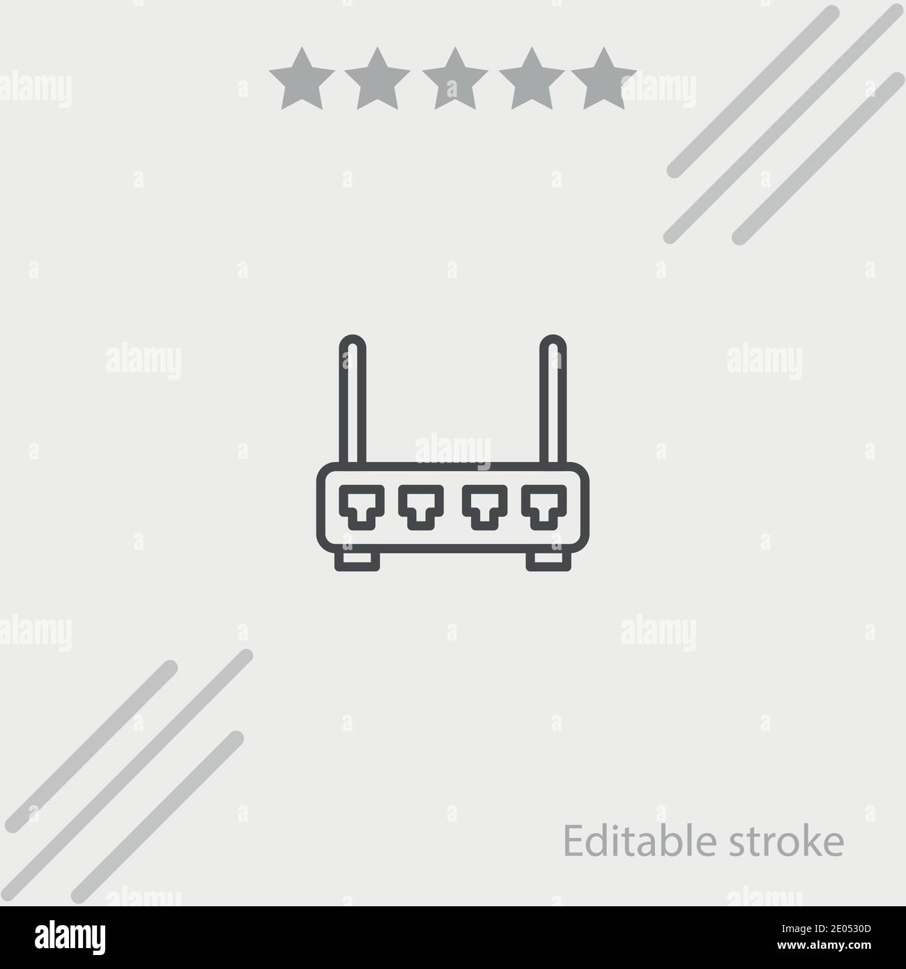 router vector icon modern simple vector illustration Stock Vector Image ...