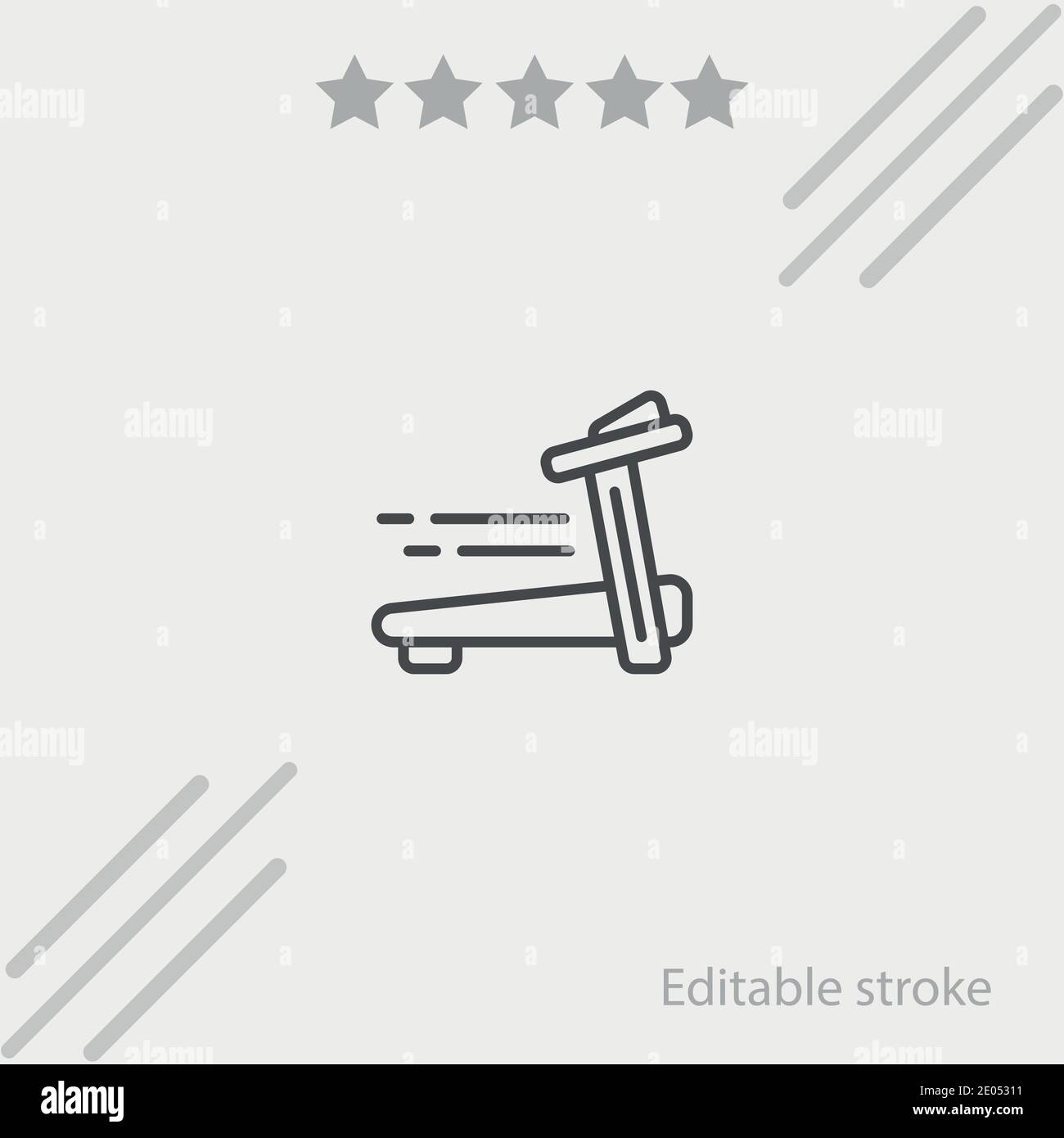 treadmill vector icon modern simple vector illustration Stock Vector ...