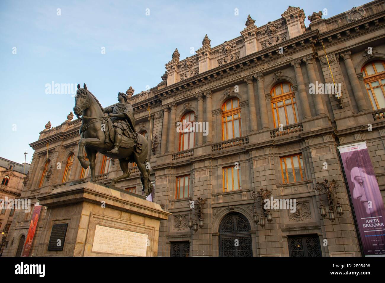 Museo Nacional de Arte MUNAL on Calle de Tacuba in historic center of ...
