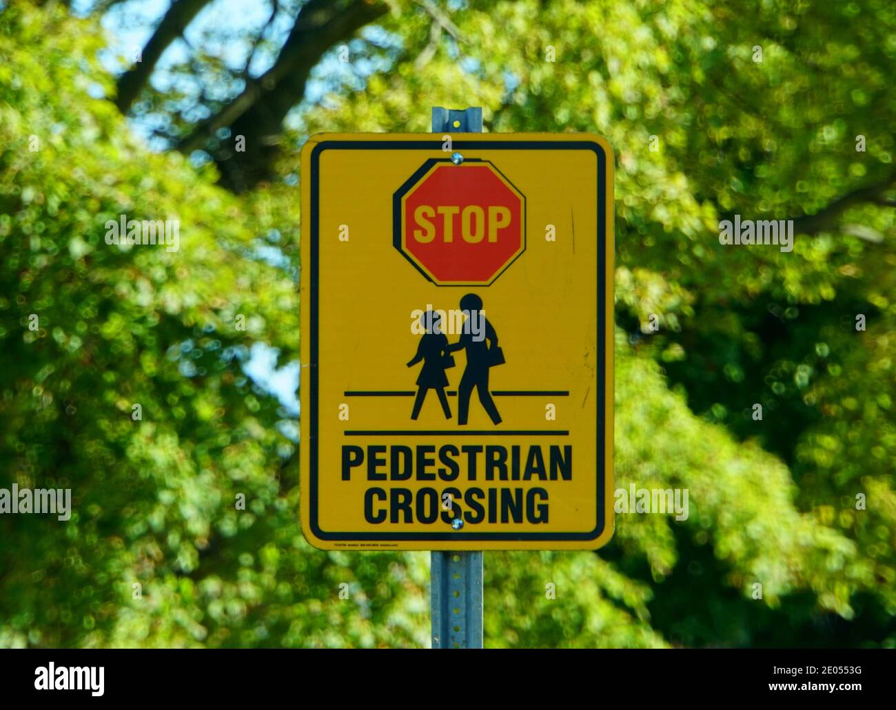 Chicago, Illinois, U.S.A - October 13, 2018 - The sign alerted drivers ...