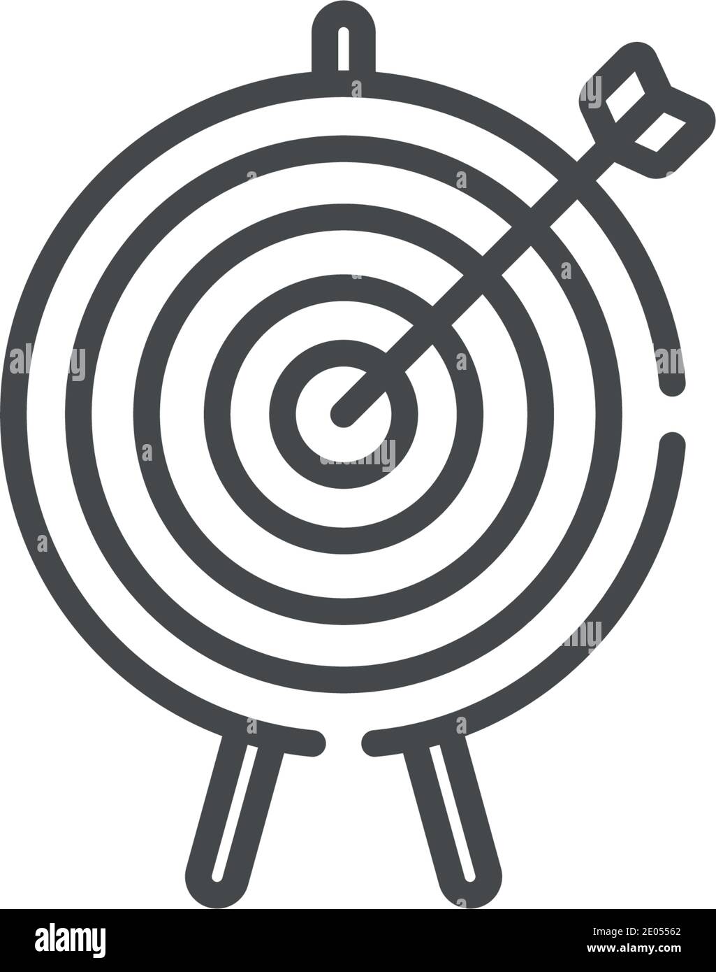 target vector icon modern simple vector illustration Stock Vector Image ...
