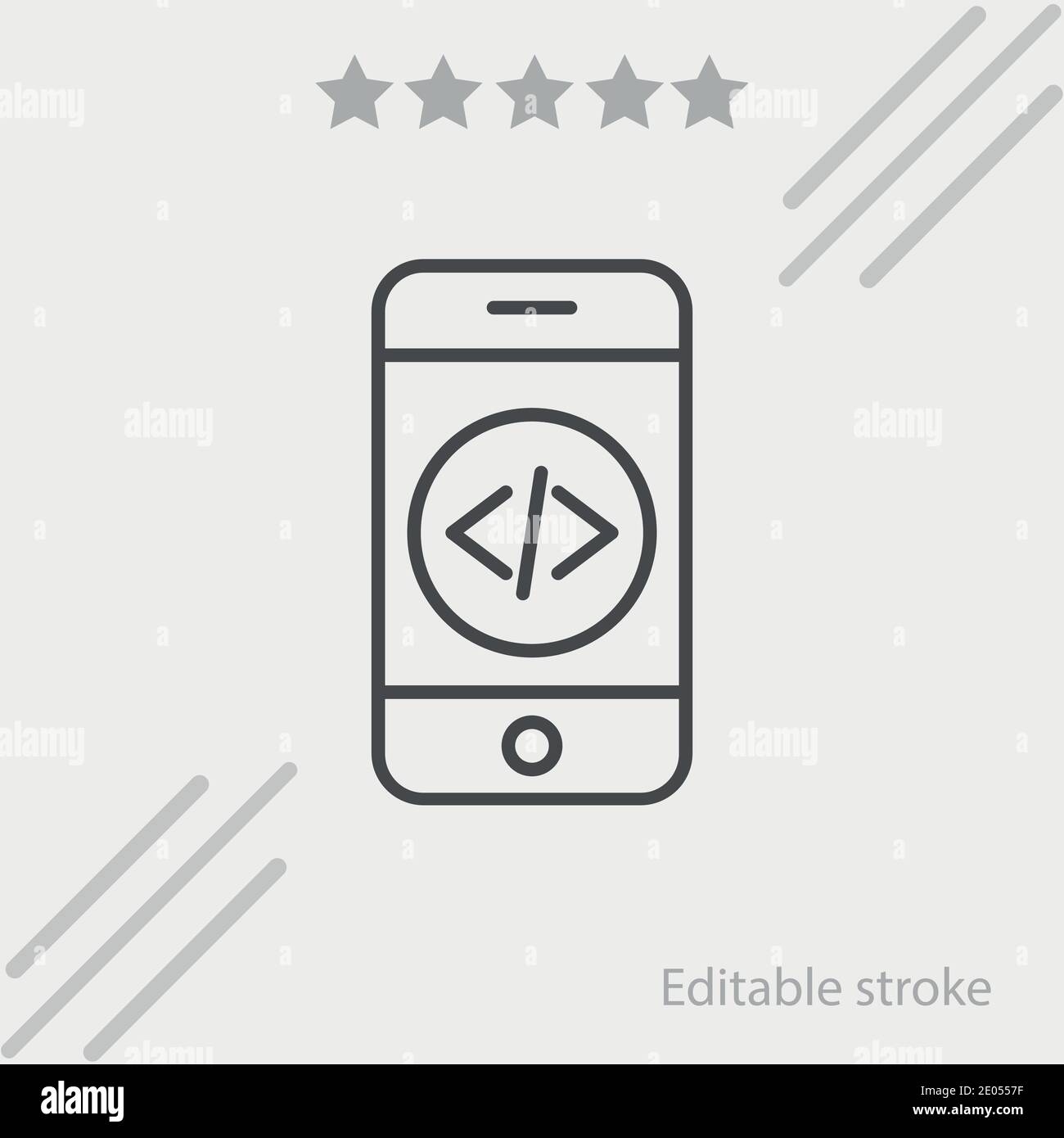 code vector icon modern simple vector illustration Stock Vector Image ...