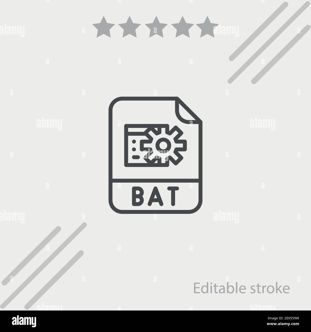bat vector icon modern simple vector illustration Stock Vector Image ...