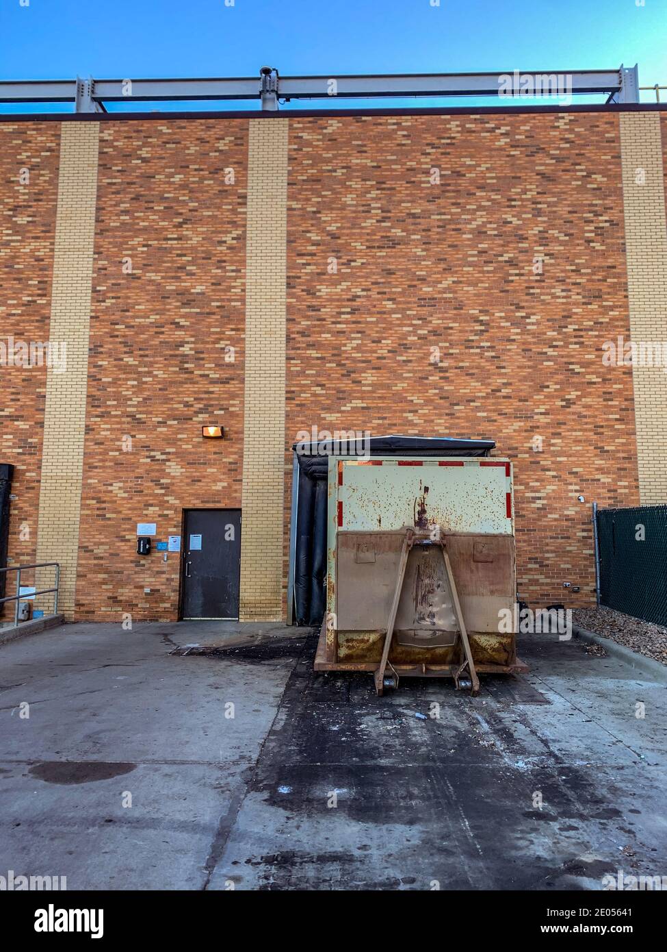 industrial setup for loading and unloading material through secure ...