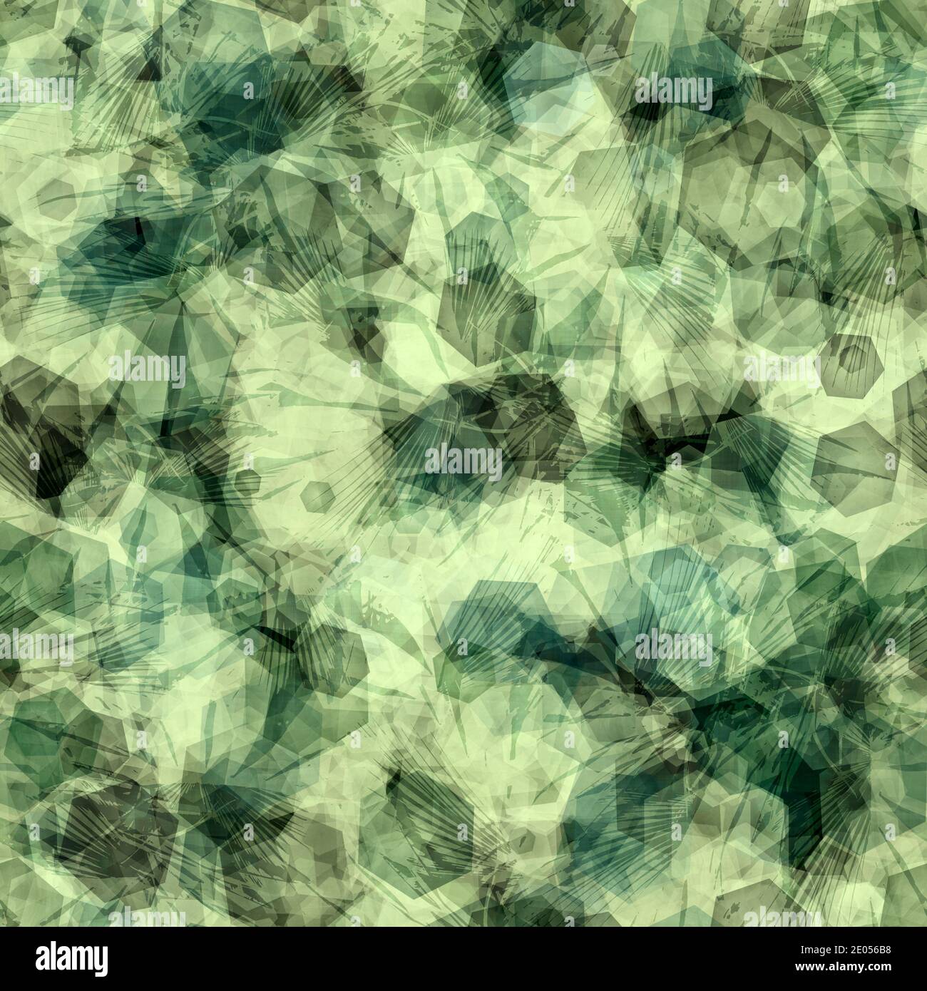Seamless geo splattered hexagon shape pattern print Stock Photo - Alamy