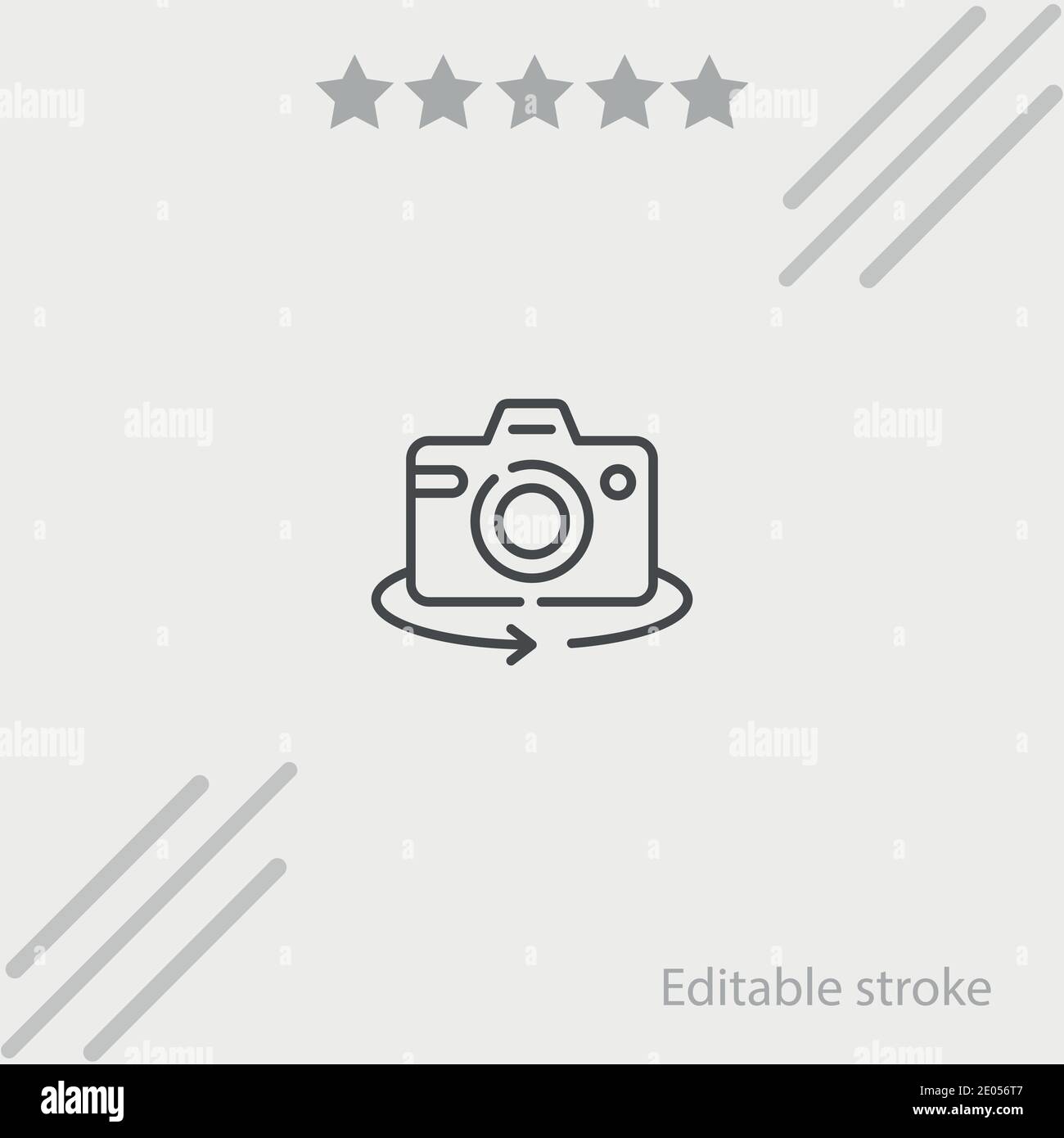 camera vector icon modern simple vector illustration Stock Vector Image ...