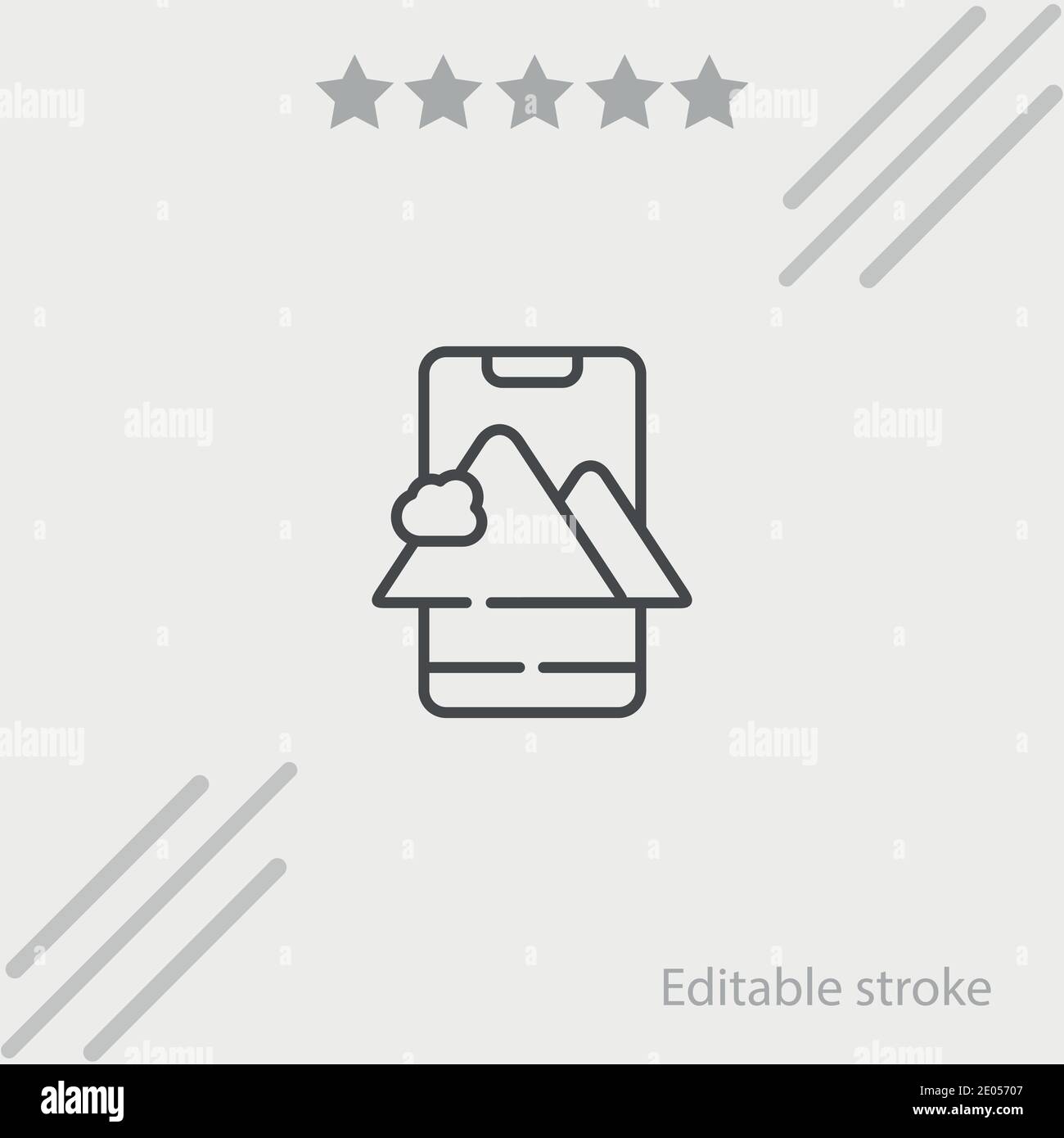 augmented reality vector icon modern simple vector illustration Stock ...