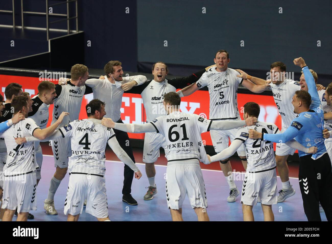 Célébration Victory THW Kiel during the EHF Champions League, Final ...