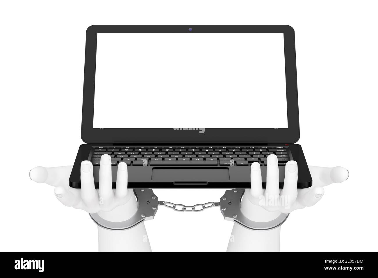 Illustration slavery tied in chain hi-res stock photography and images ...