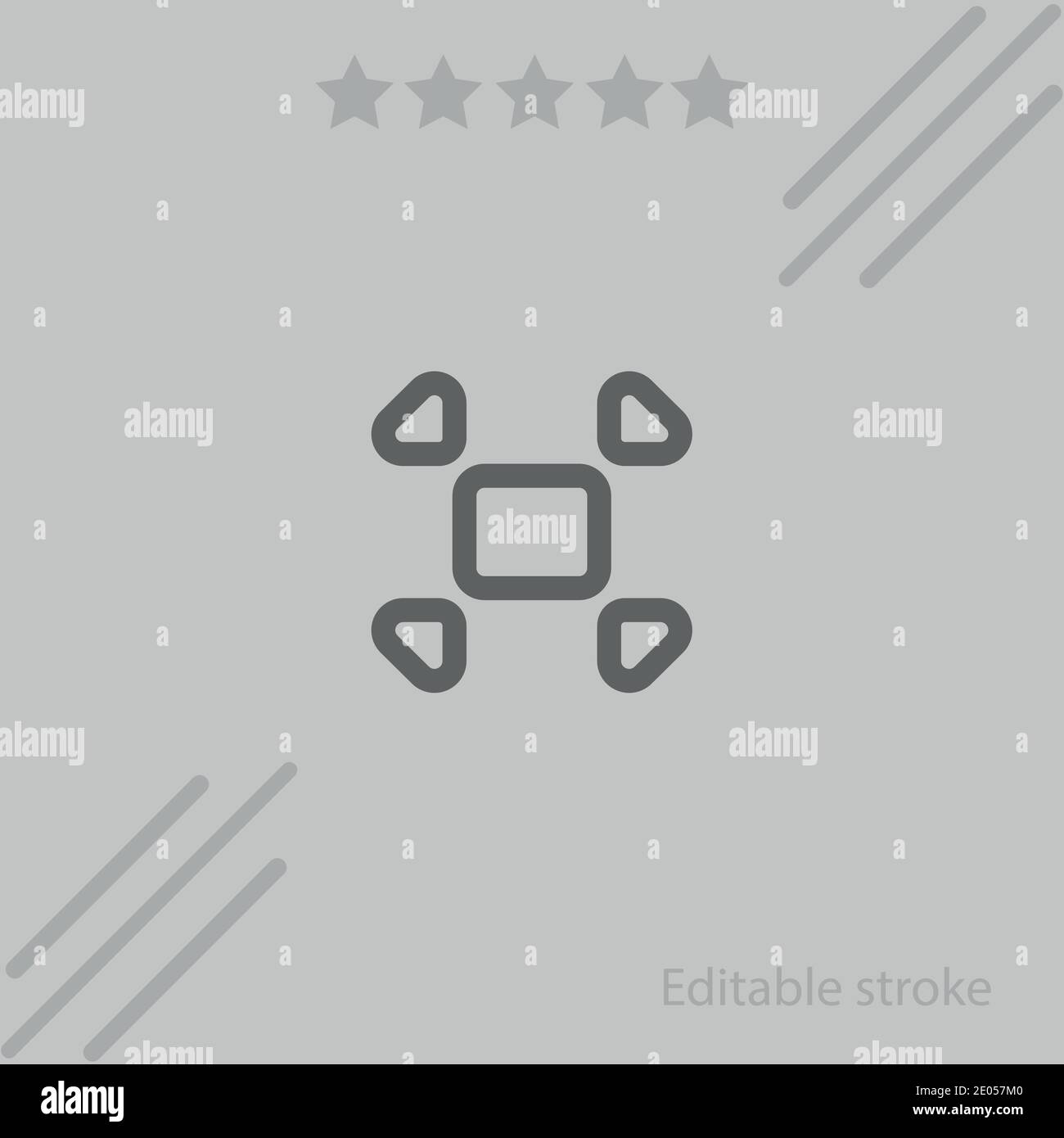 collapse window button vector icon modern simple vector illustration ...