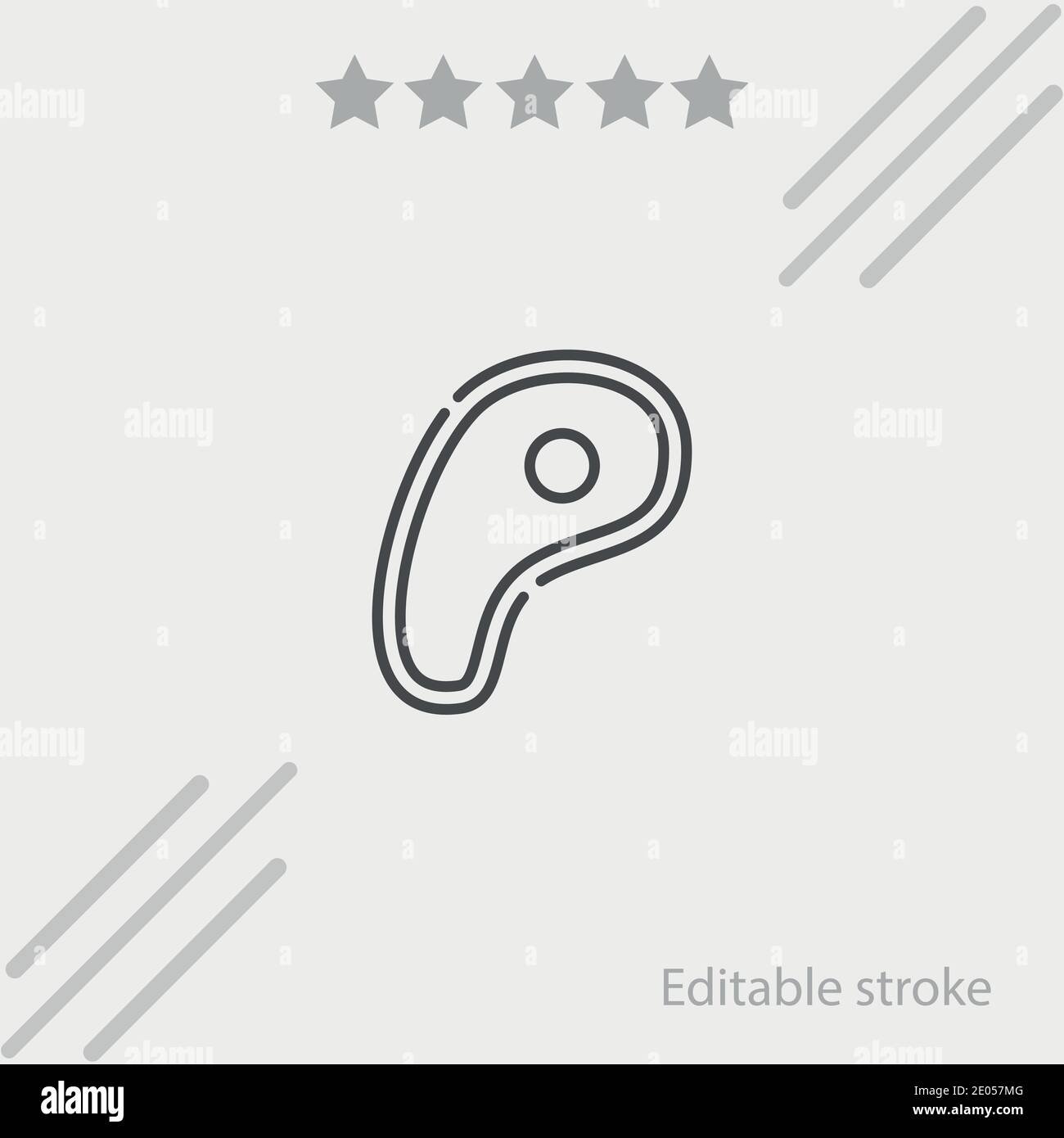 meat vector icon modern simple vector illustration Stock Vector Image ...