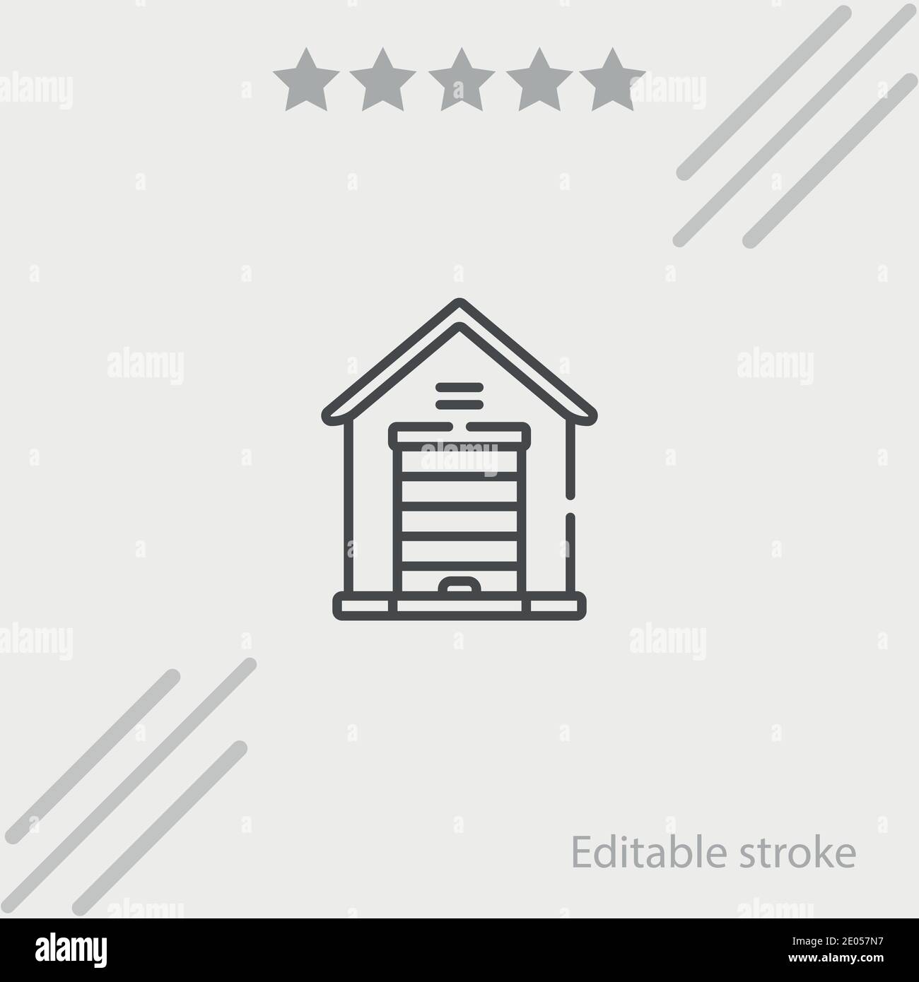 garage vector icon modern simple vector illustration Stock Vector Image ...